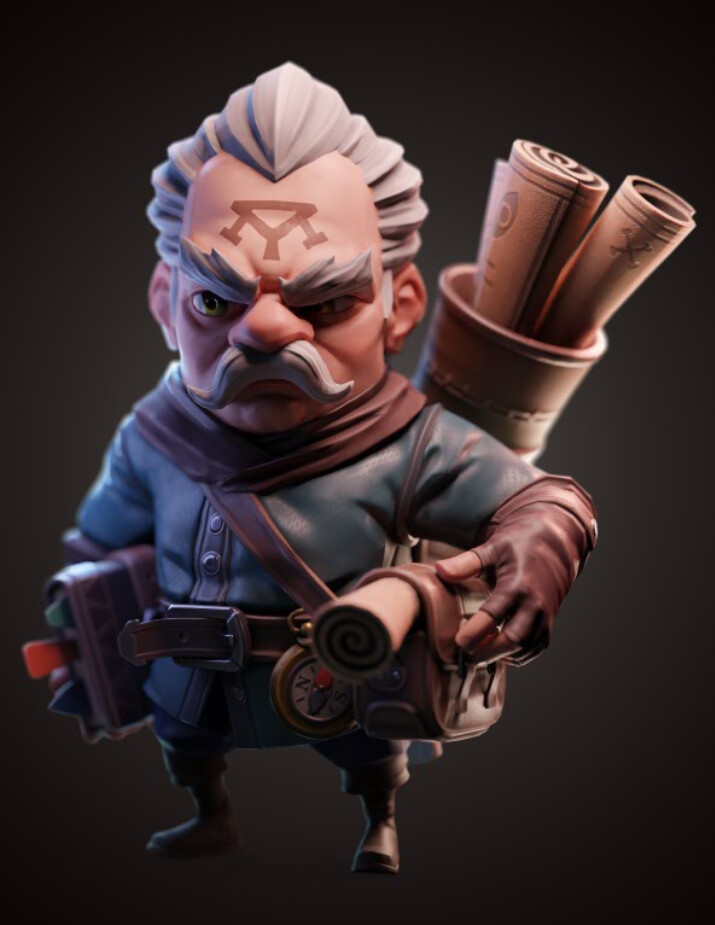 Wingfox workshop - 3D Stylized Character Archaeologist: ZBrush-Maya ...