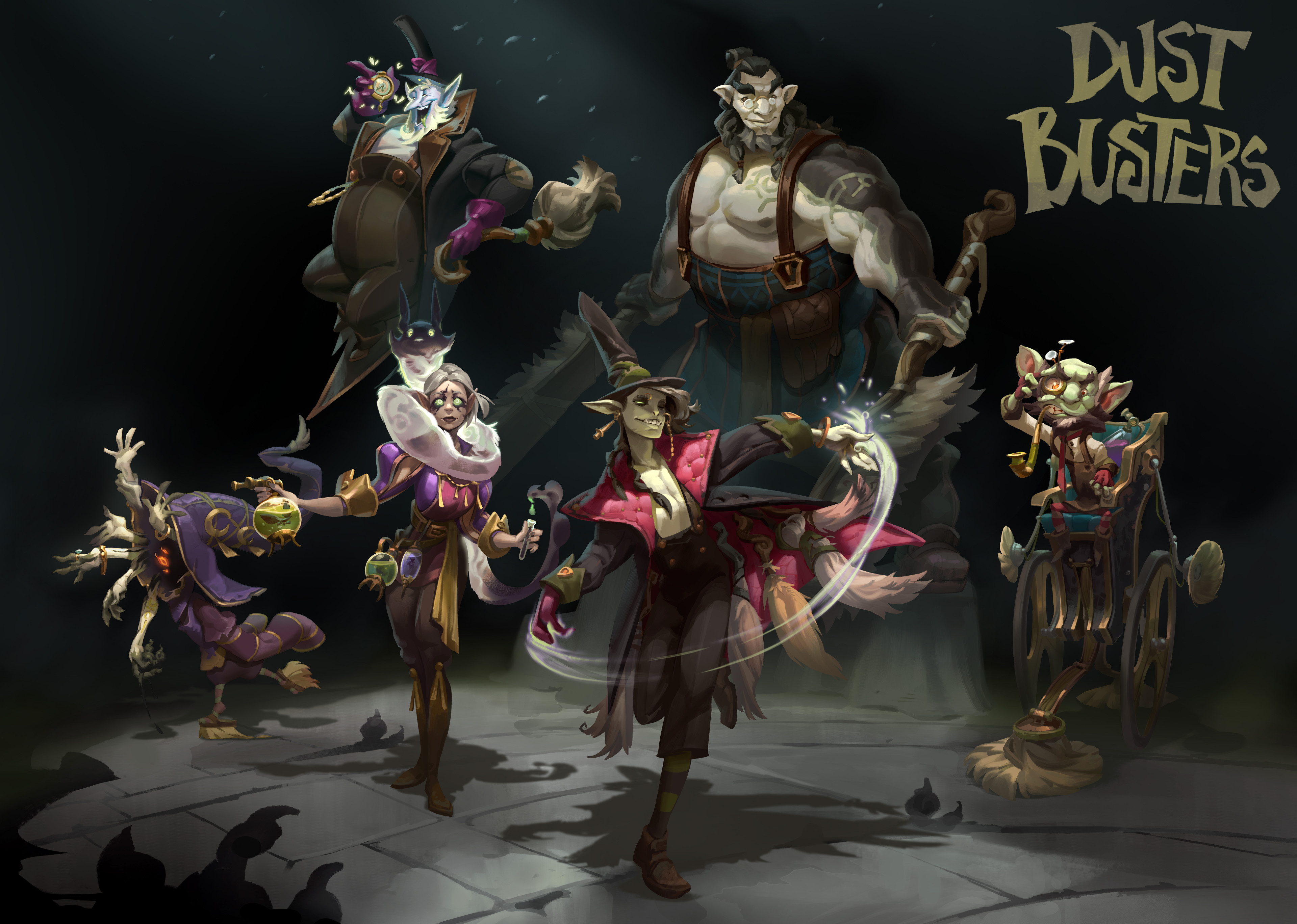 Khoa Viet - Lightbox Expo: Box of Mystery - Character Design - DUST BUSTERS