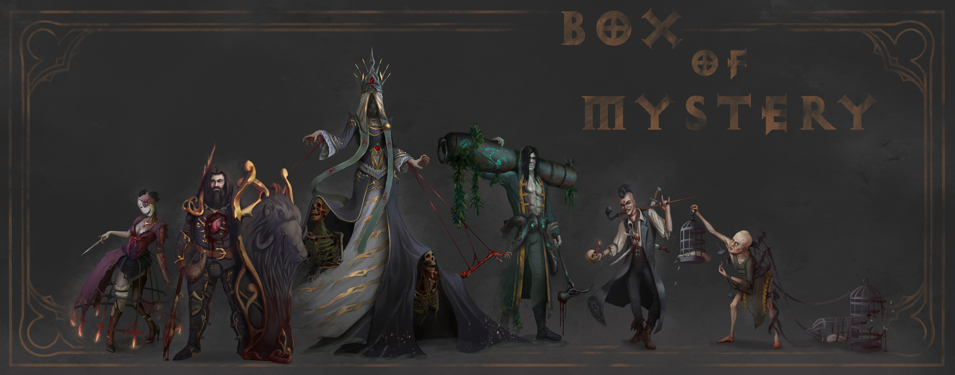Nikolai Gorishnii Lightbox Expo Box Of Mystery Character Design
