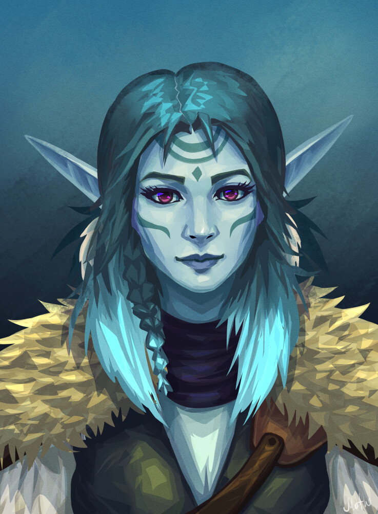 ArtStation - Hunter (DnD portrait)