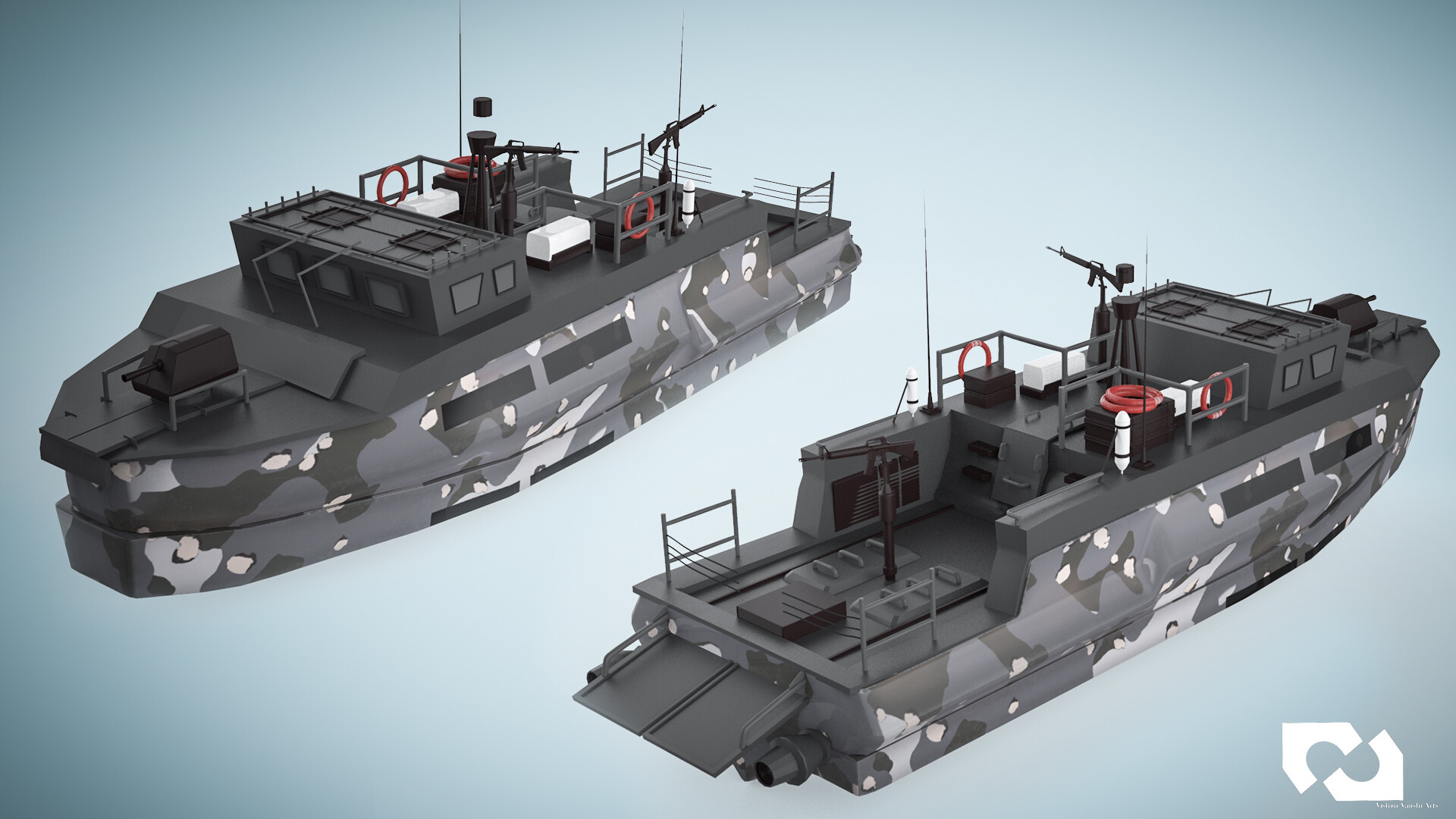 ArtStation - Ship 3d model