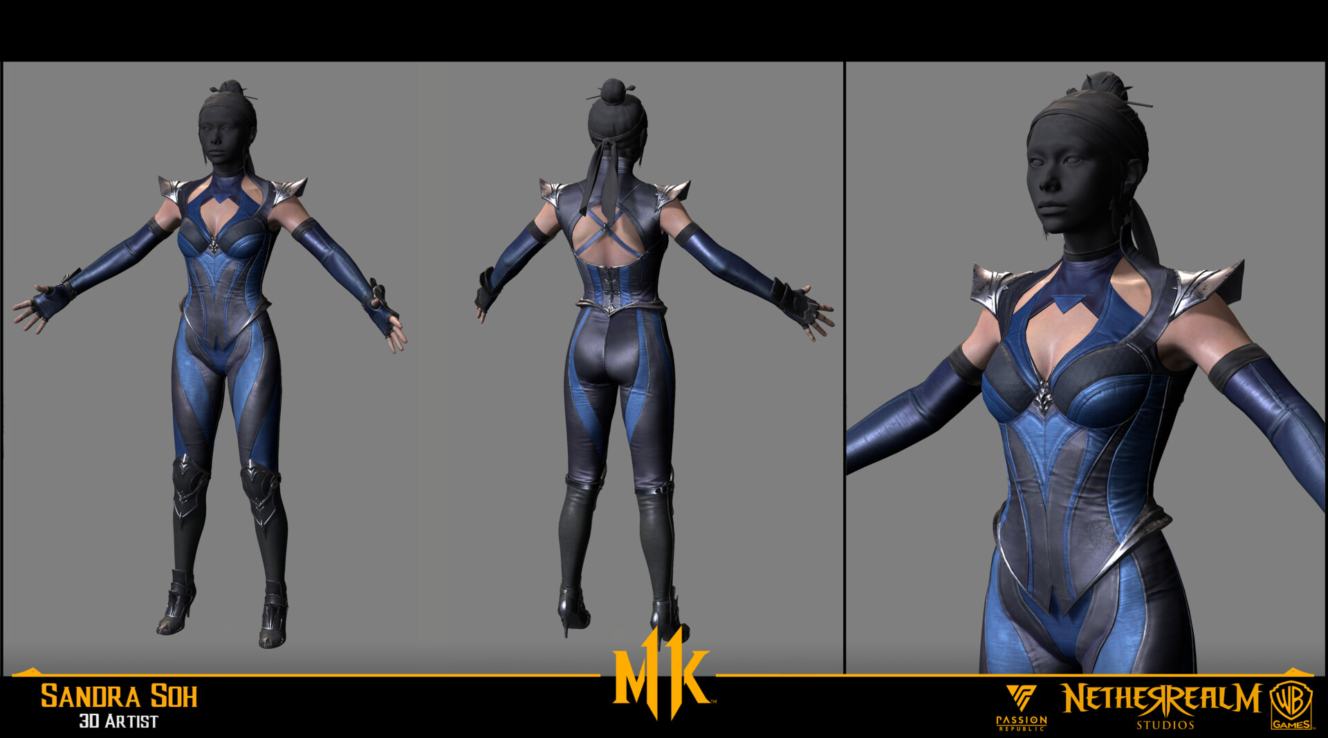 Sandra Soh - Mortal Kombat 11 - Kitana Present