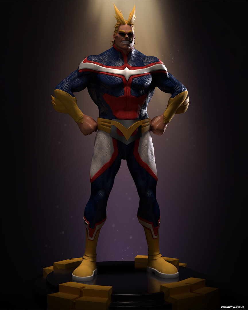 ArtStation - All might 3D Model