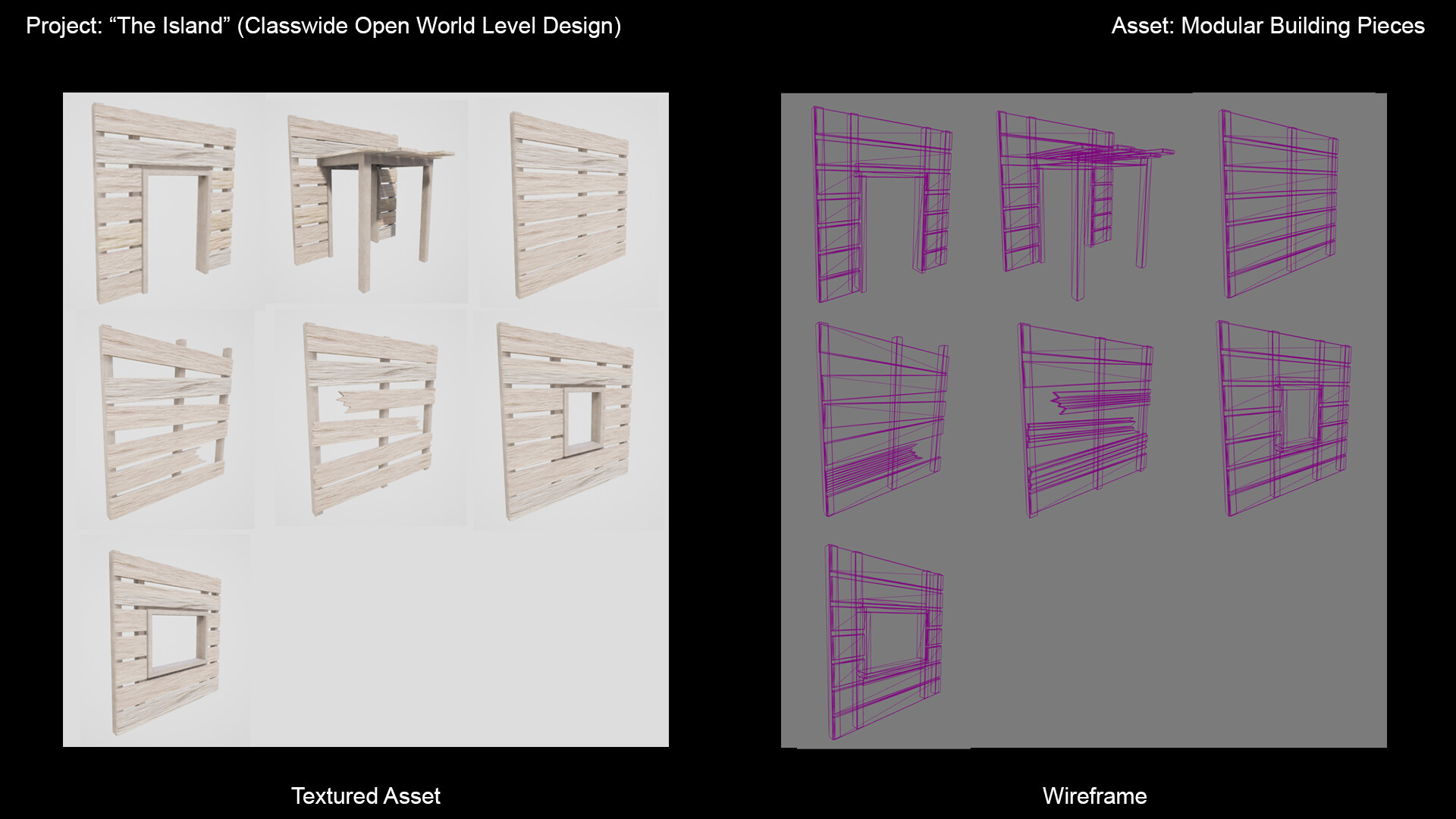 Justin Bayne - Fishing Village Assets - Class Wide Open World Level Design Project