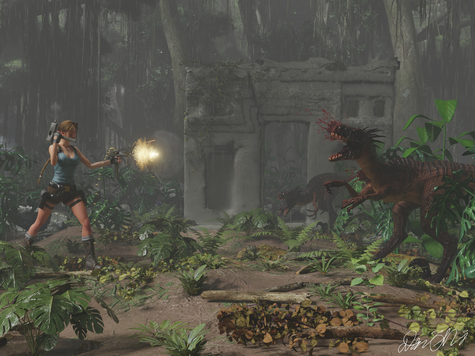 ArtStation - Lost Valley Raptors