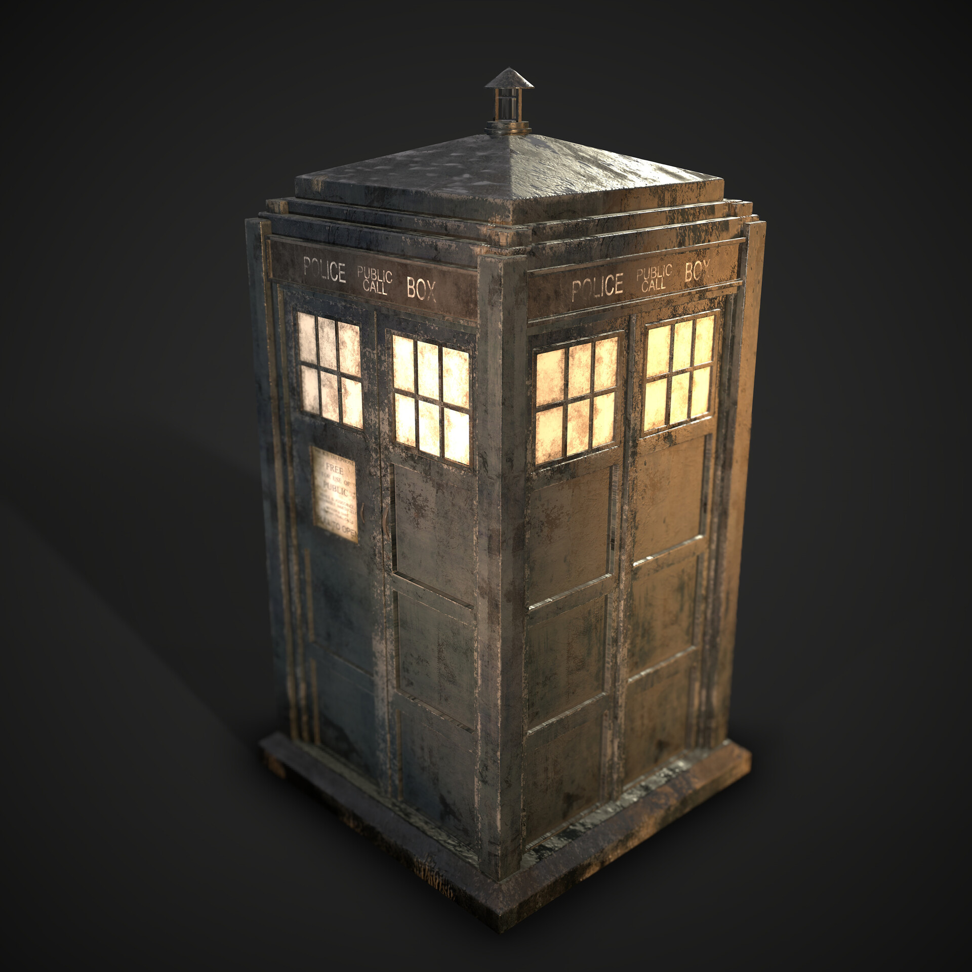 War Doctor Tardis Exterior