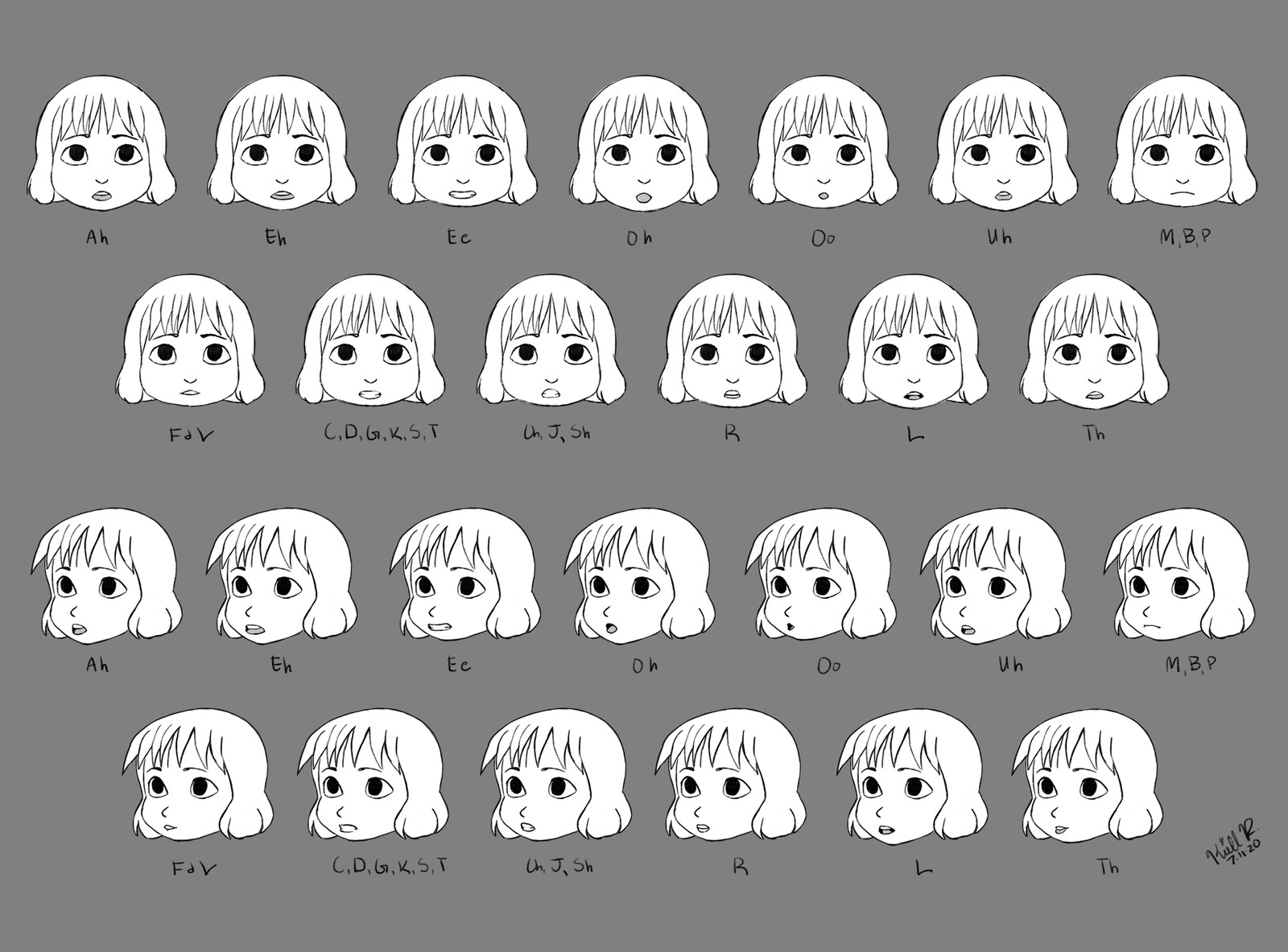 Kiell Ruterbories - Kimi-Ari-Kumi - Kimi Character Design