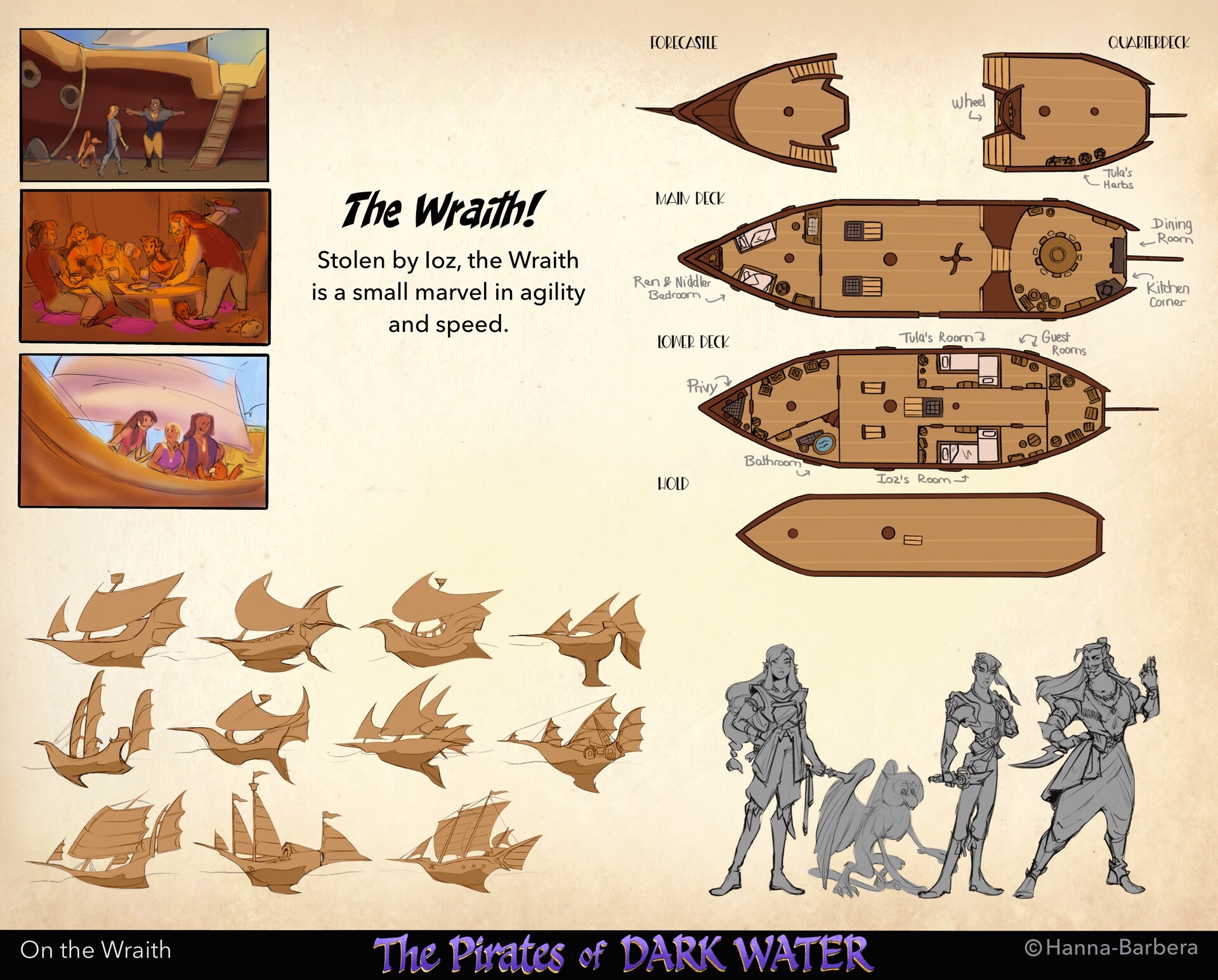 Alex van Caloen - Pirates of Dark Water: On the Ships