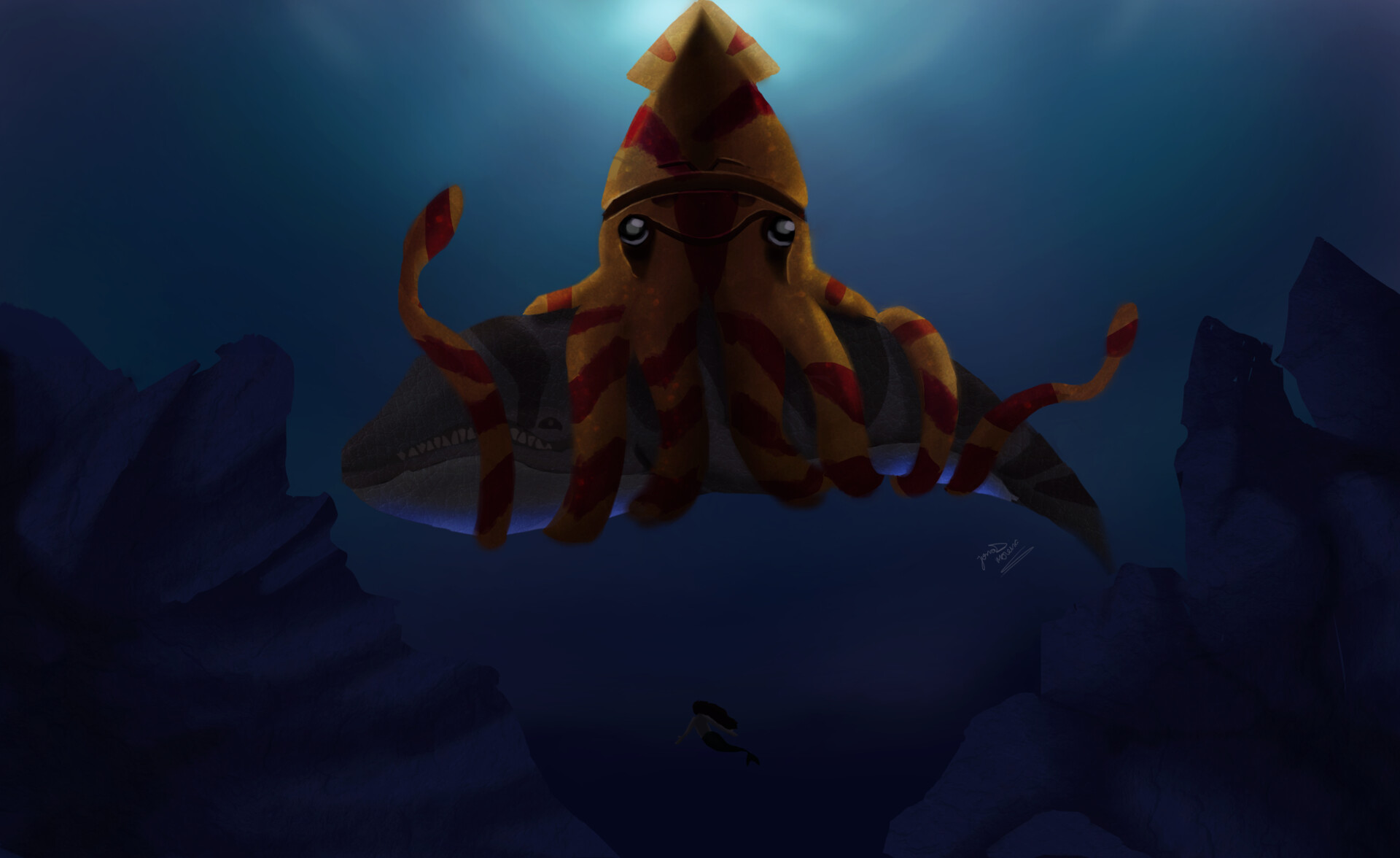 ArtStation - Collousal Squid
