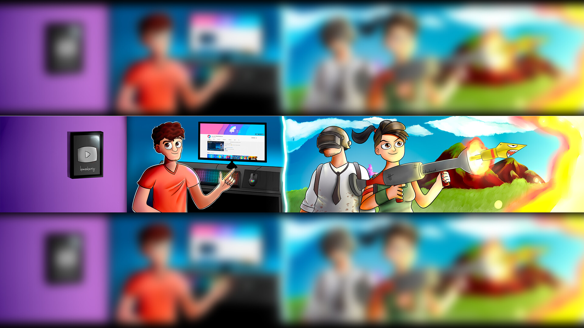 ArtStation - YouTube Pfp + Banner