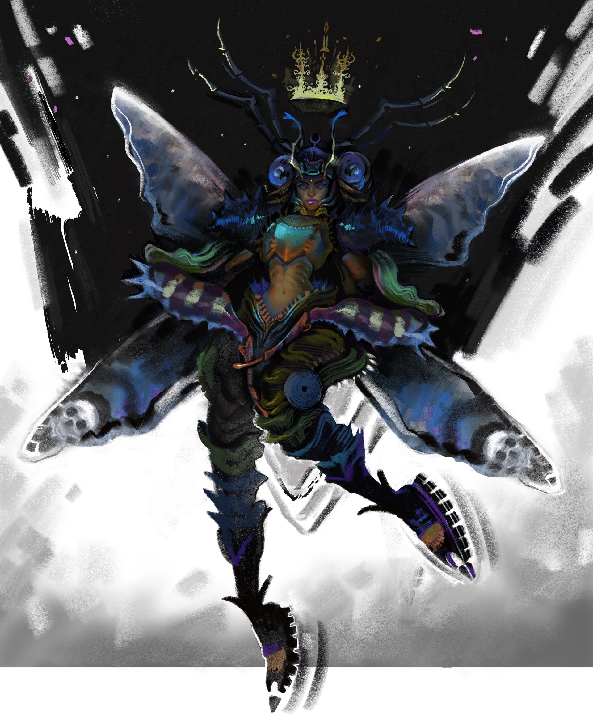 ArtStation - Mantis queen