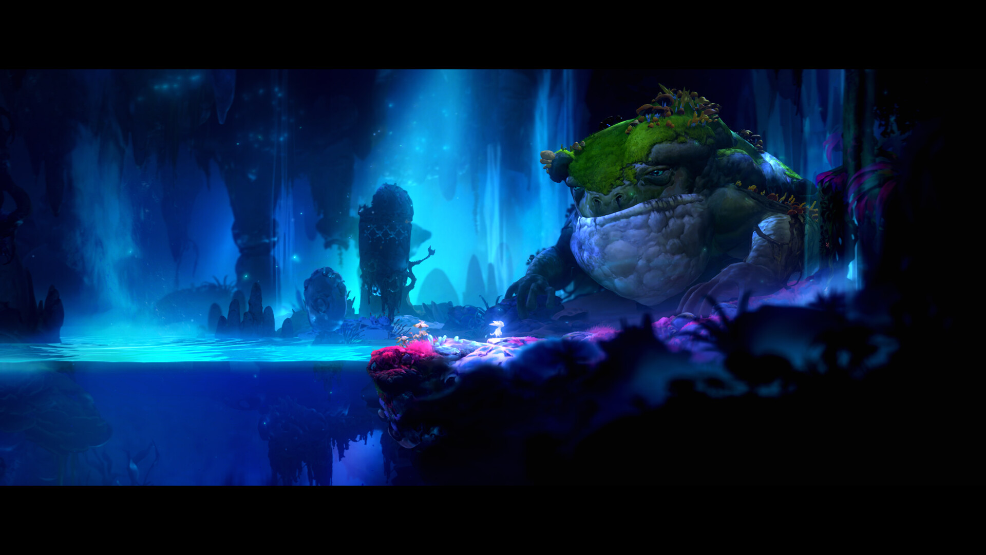 Juliano Yi - Ori and the Will of the Wisps - Water Set Dressing / Lighting