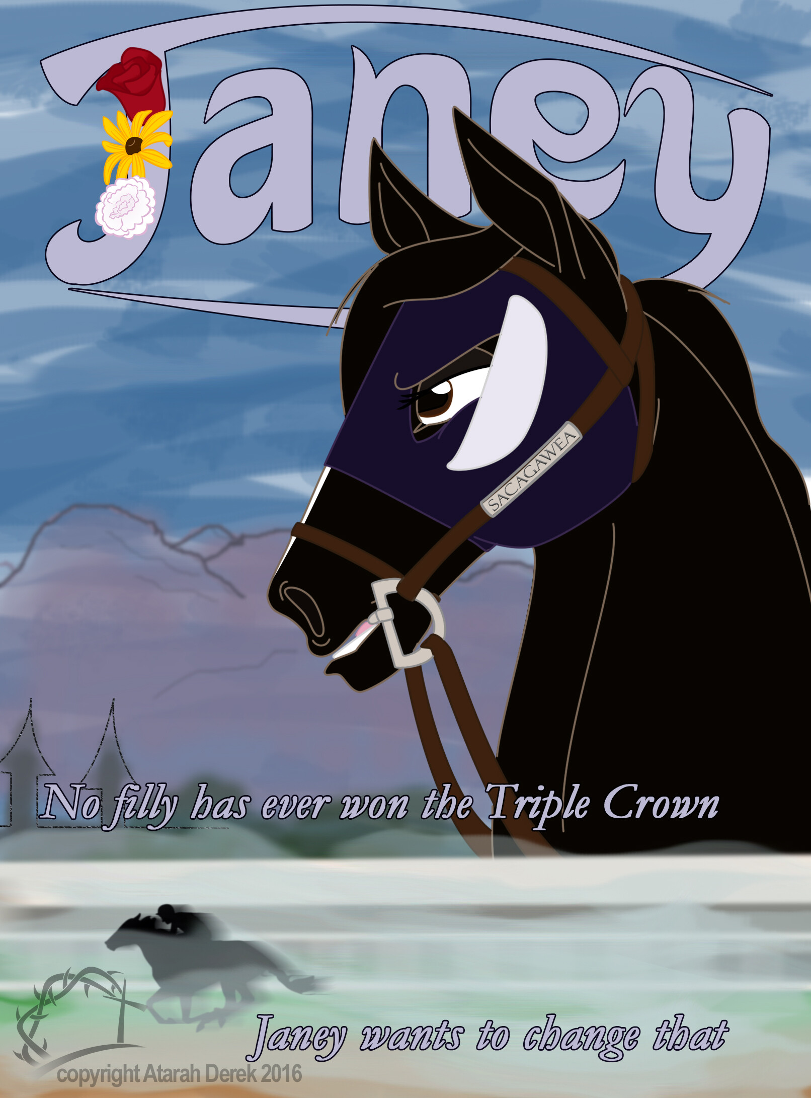 ArtStation - Janey cover art concept