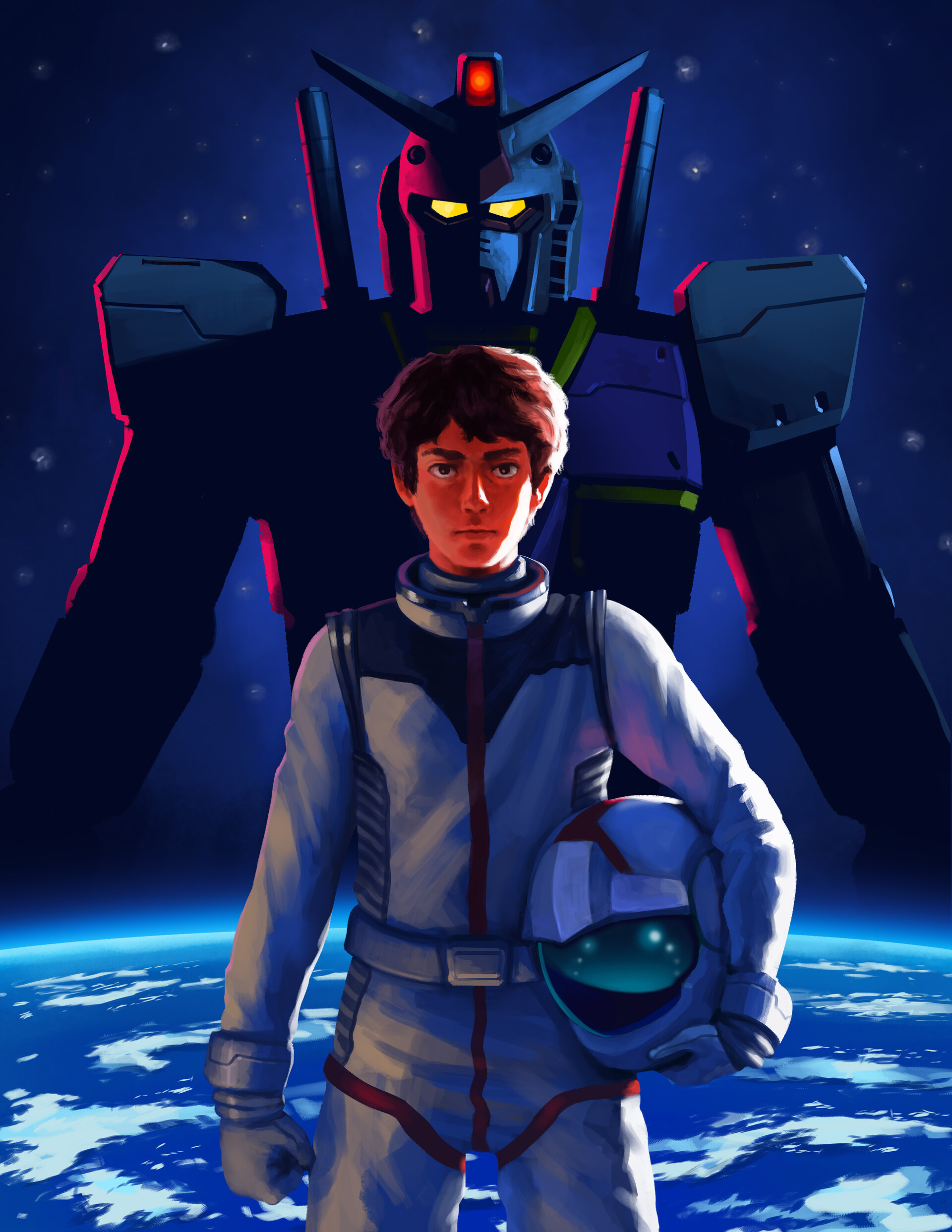 ArtStation - Gundam Fan Poster
