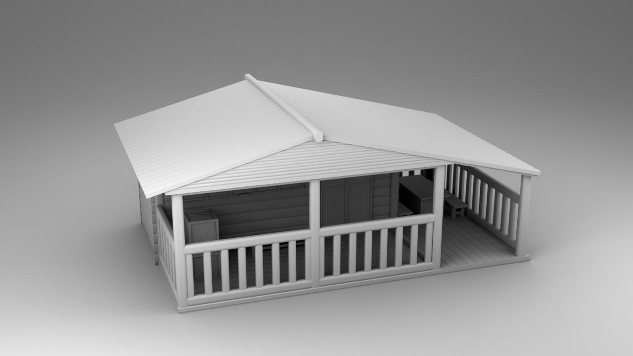 ArtStation - Papuan House