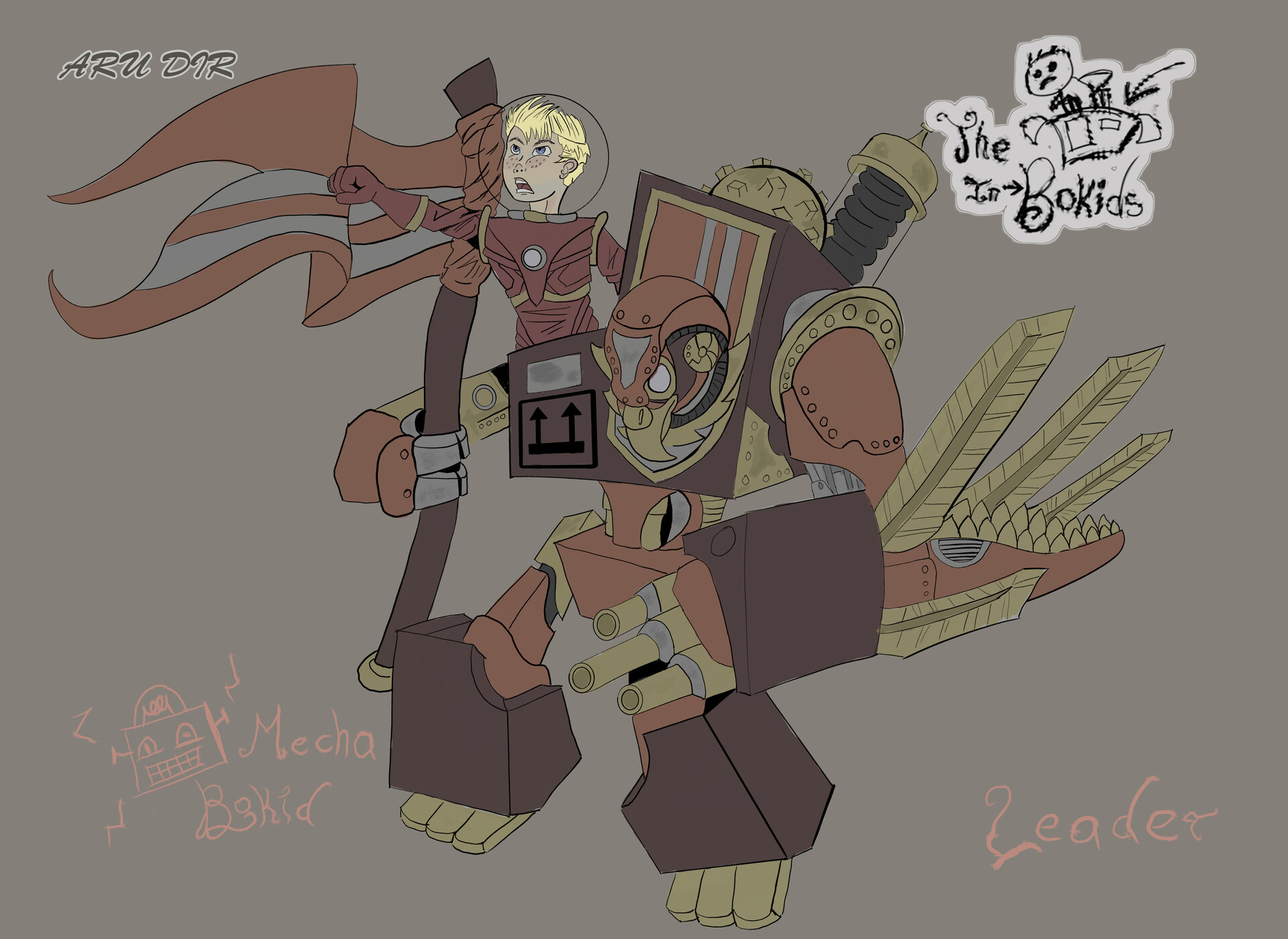 Aldo I. Diaz (Arudo) - The In-BoKids | Leader Character| Mecha Bokid
