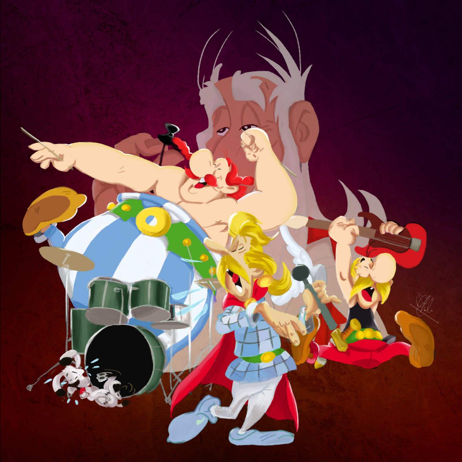 ArtStation - Asterix and Obelix