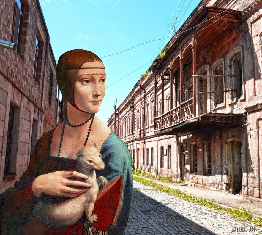 ArtStation - Lady with an Ermine in Gyumri