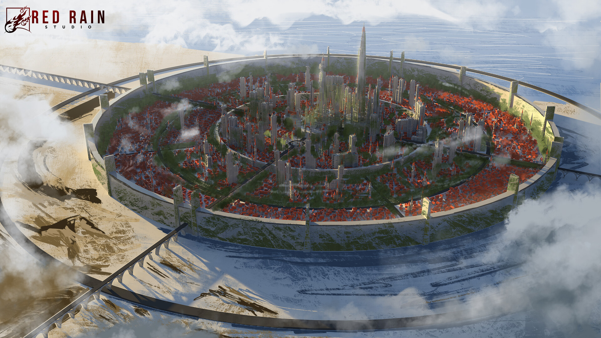 ArtStation - Capital City Illustration