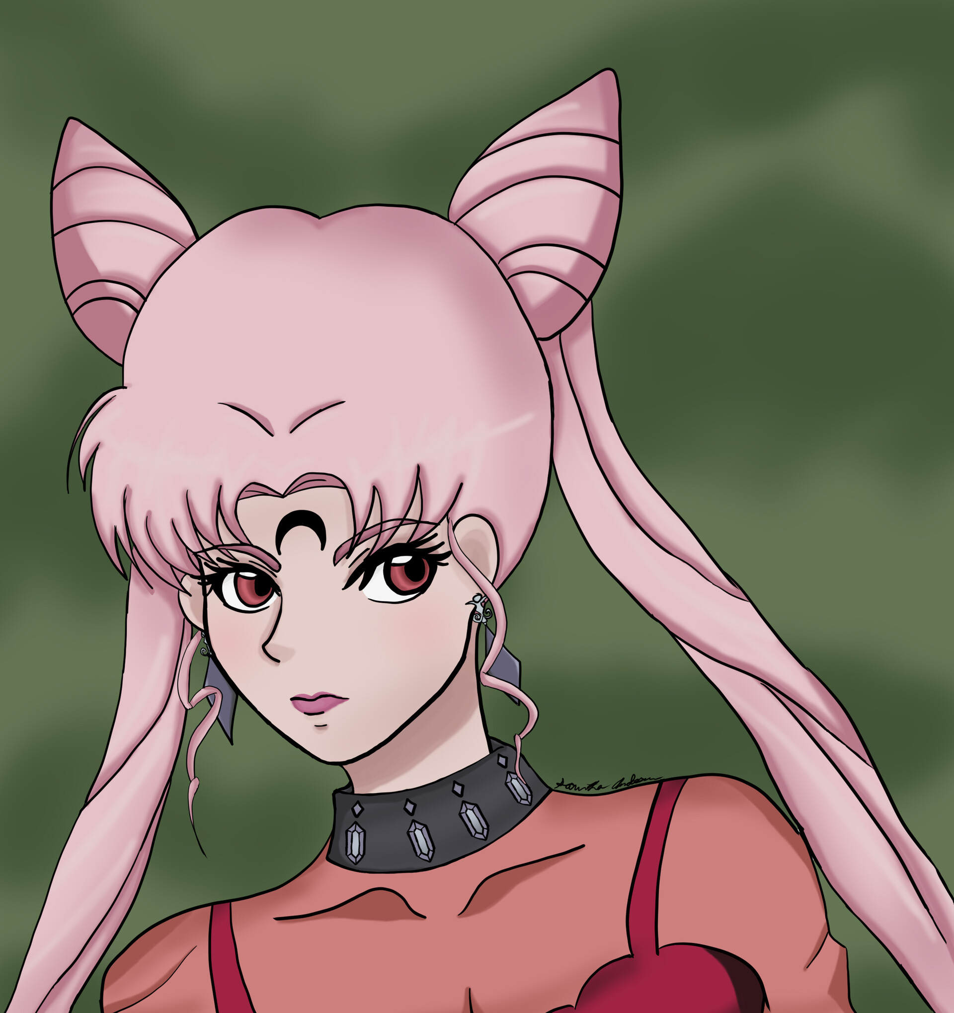 ArtStation - Chibi Usa Black Lady