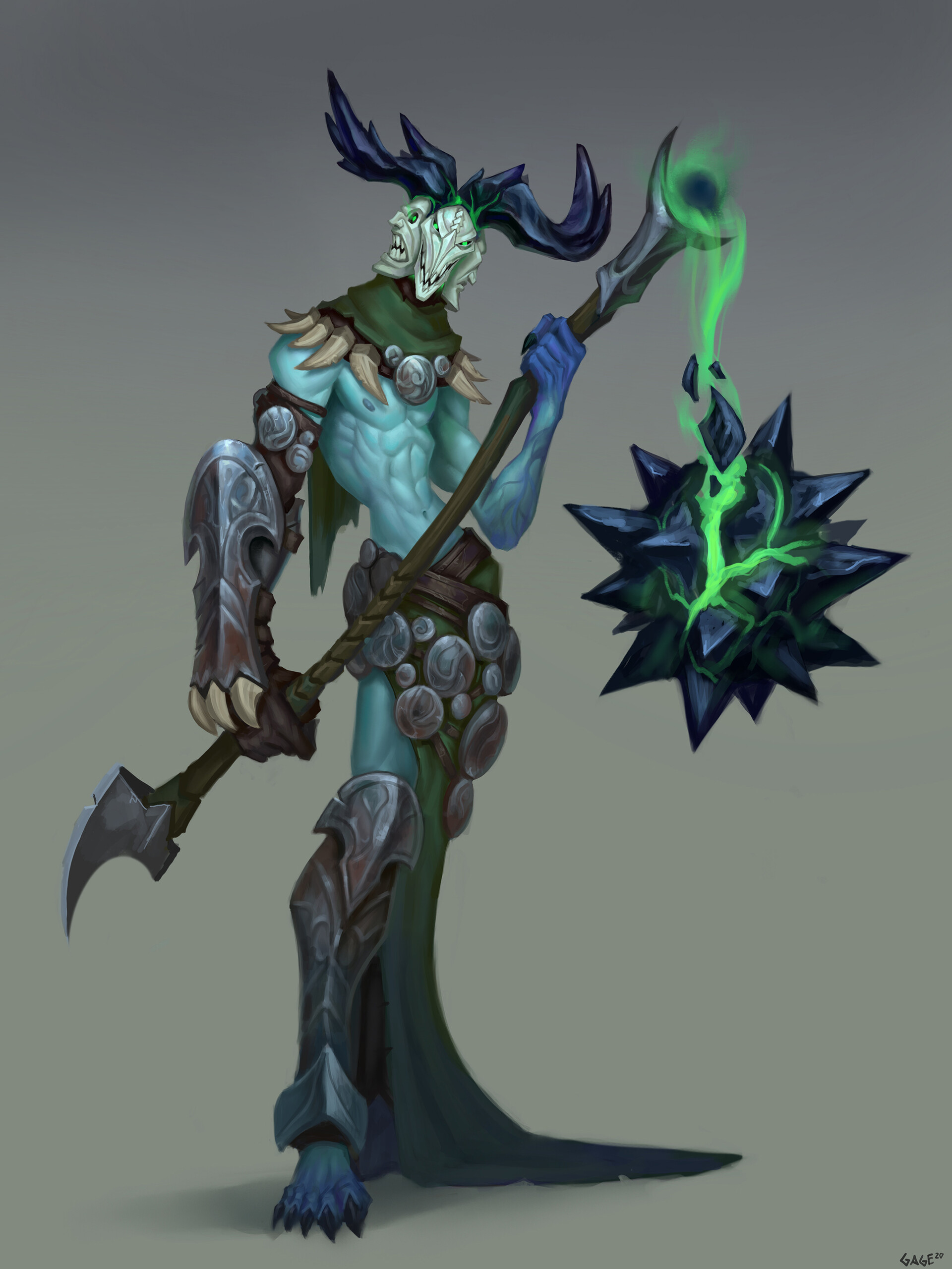 ArtStation - Flail Demon, Hunter Gage