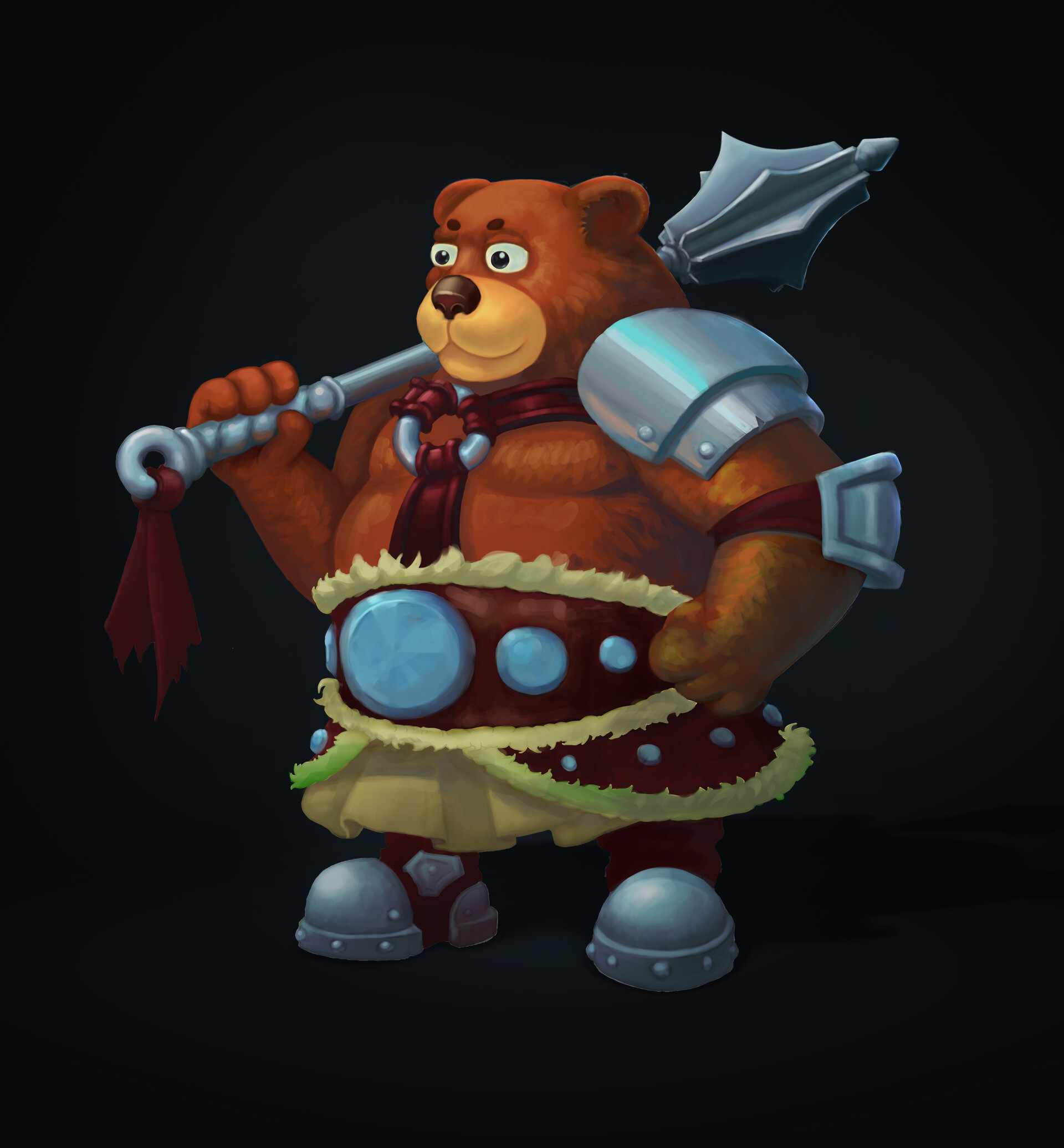 ArtStation - Bear Warrior