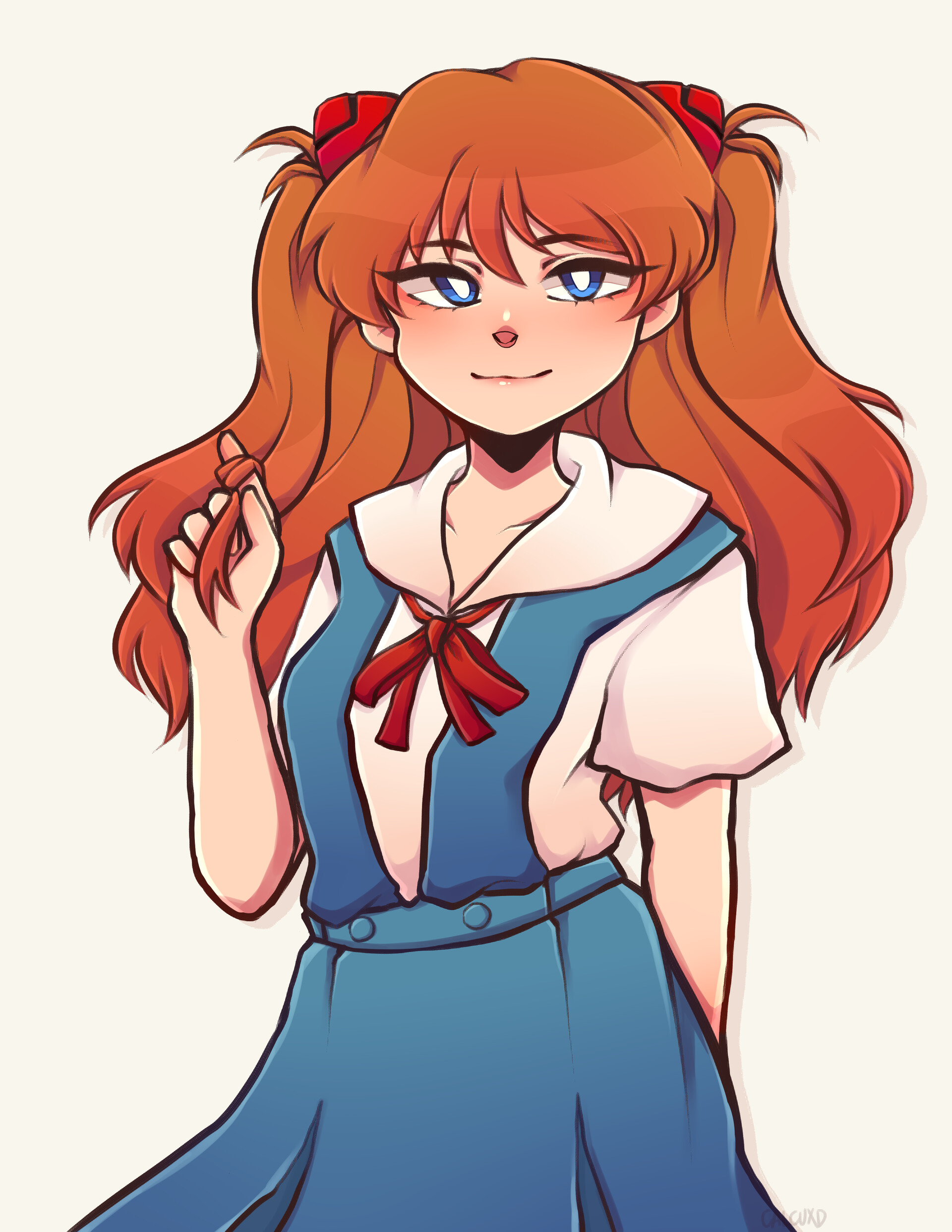 ArtStation - Asuka Langley Soryu - Evangelion