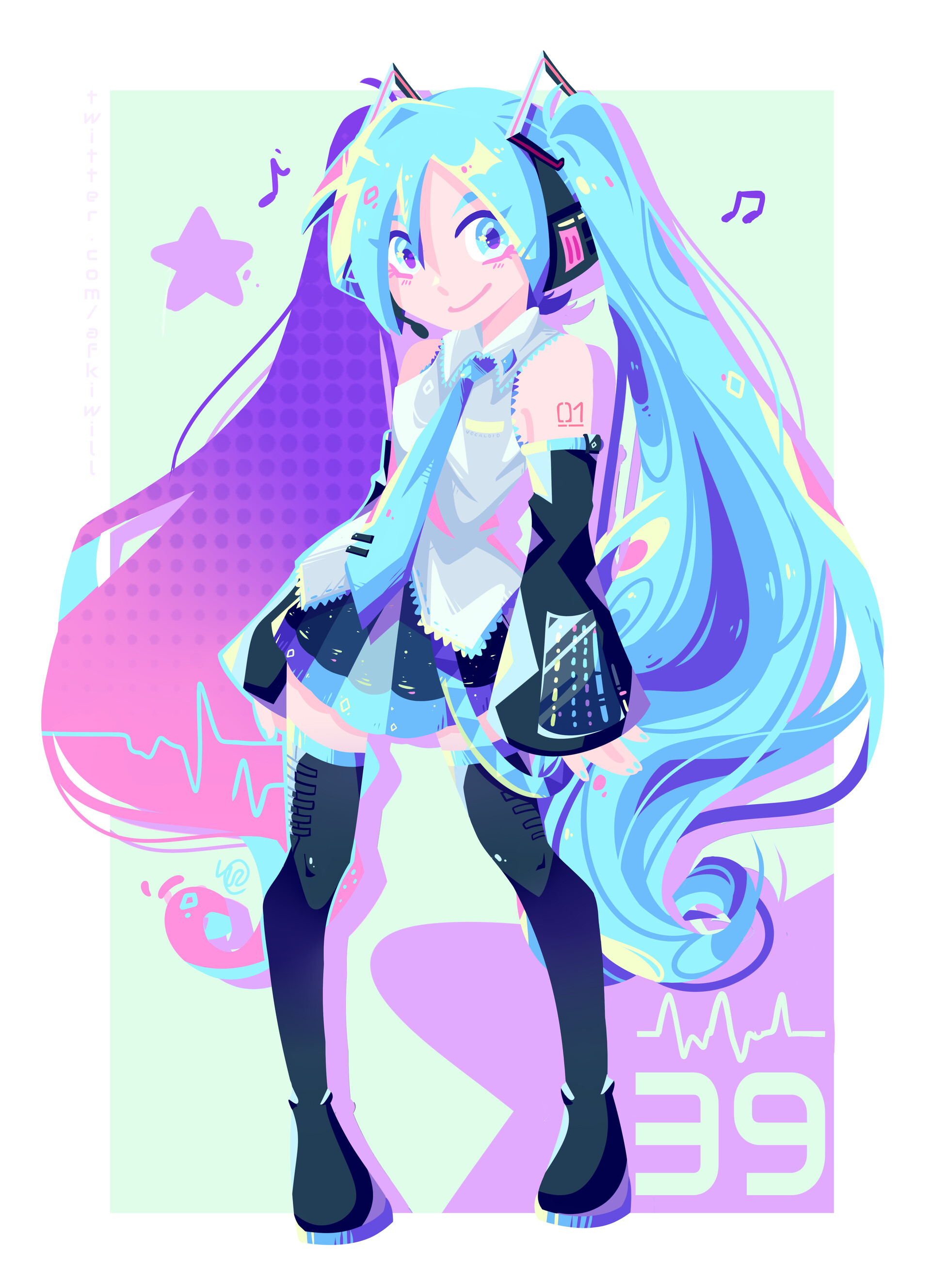 ArtStation - Hatsune Miku Redraw