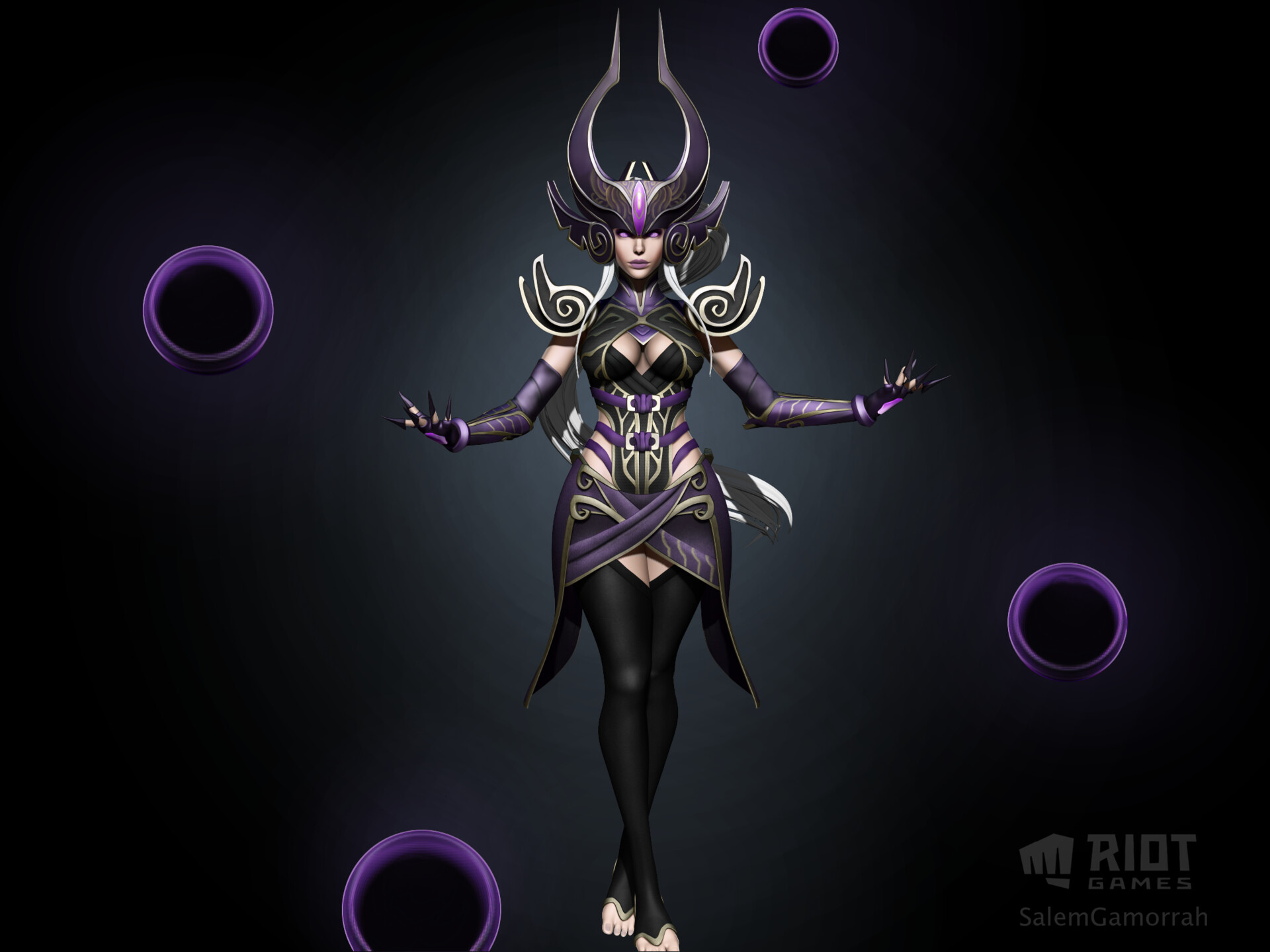 ArtStation - Syndra, The Dark Sovereign