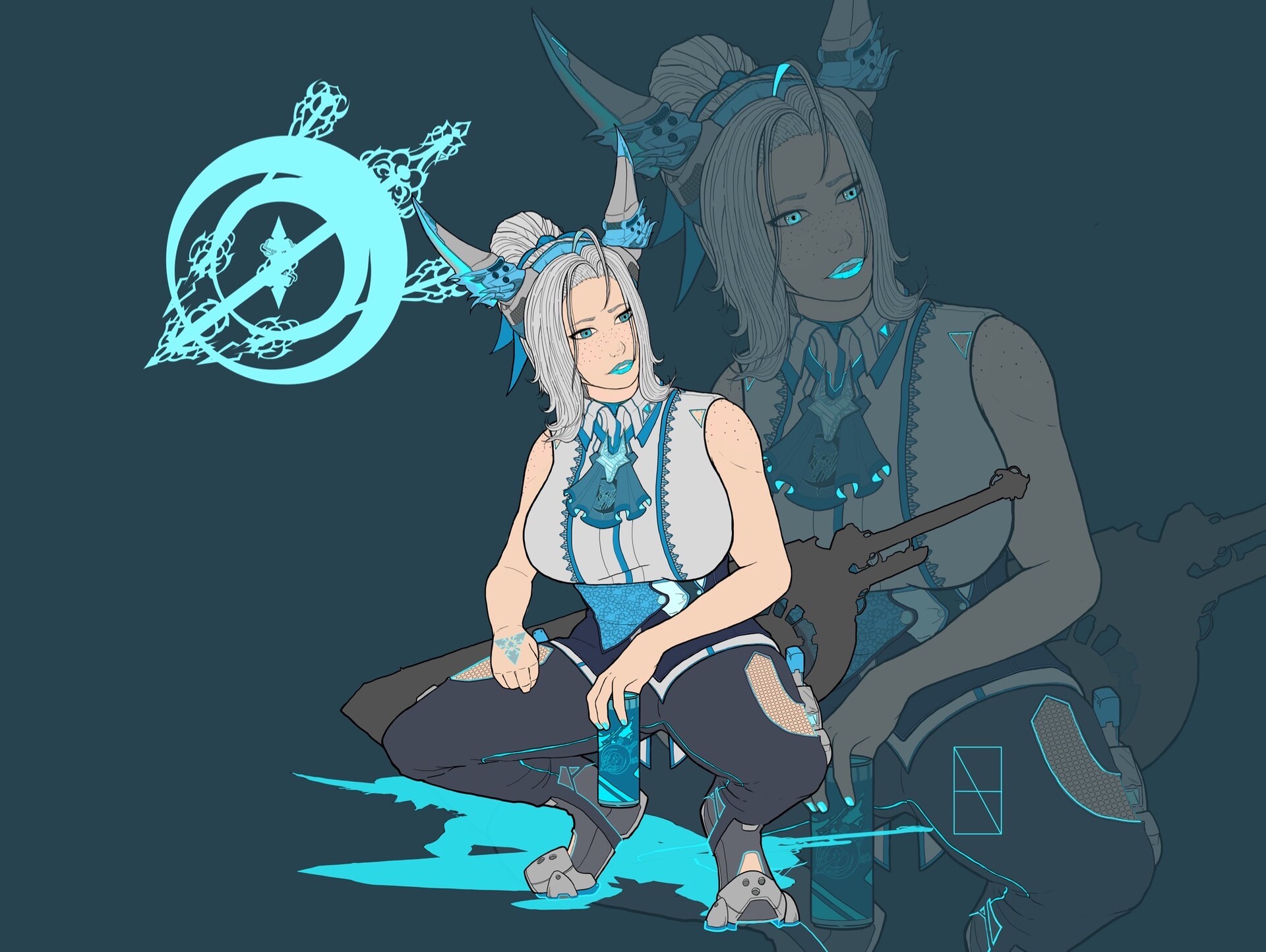 Geist Artist - Lisa pose 2