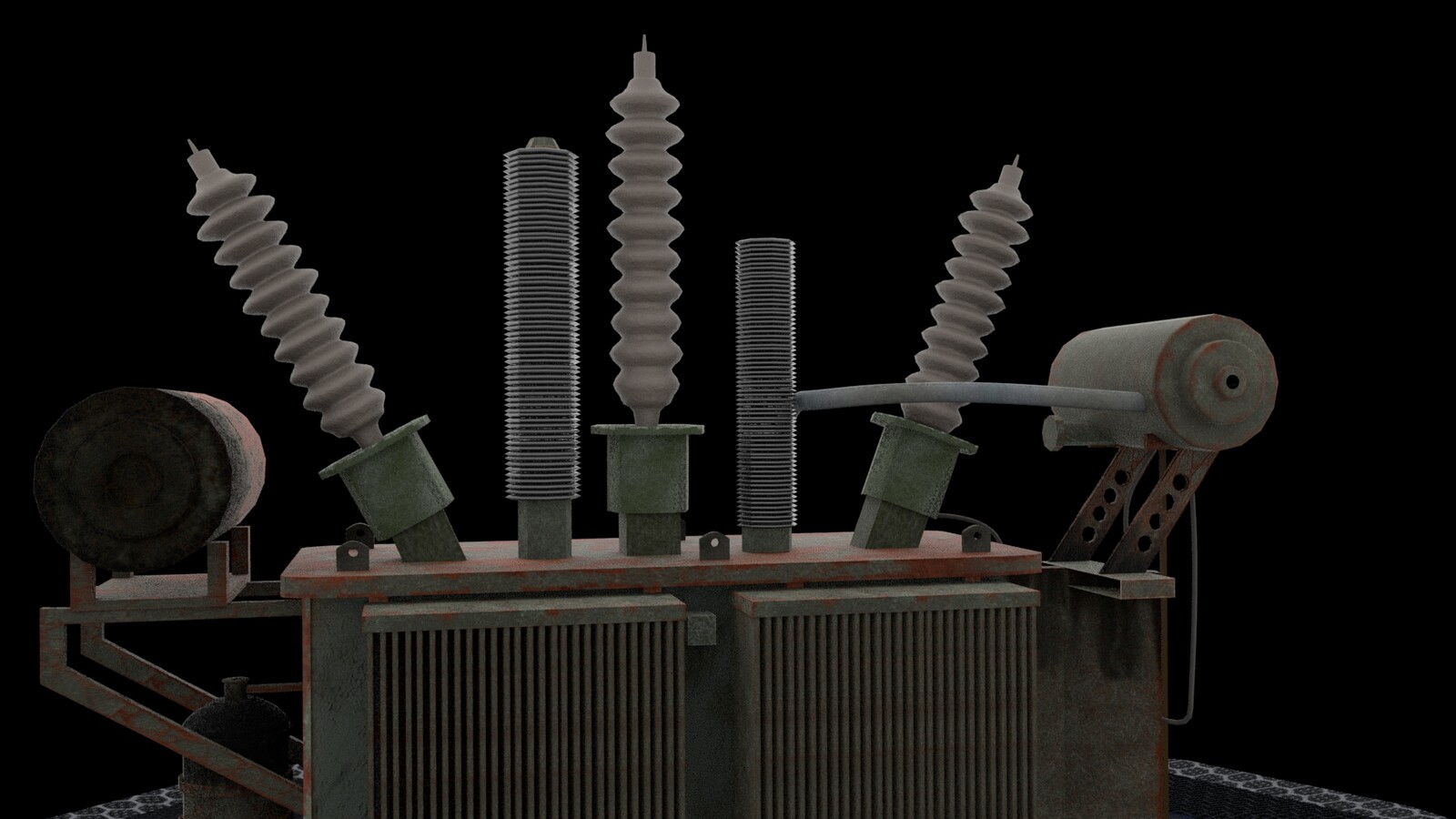 DAVID MANDAL - old Defunct Electric Transformer.