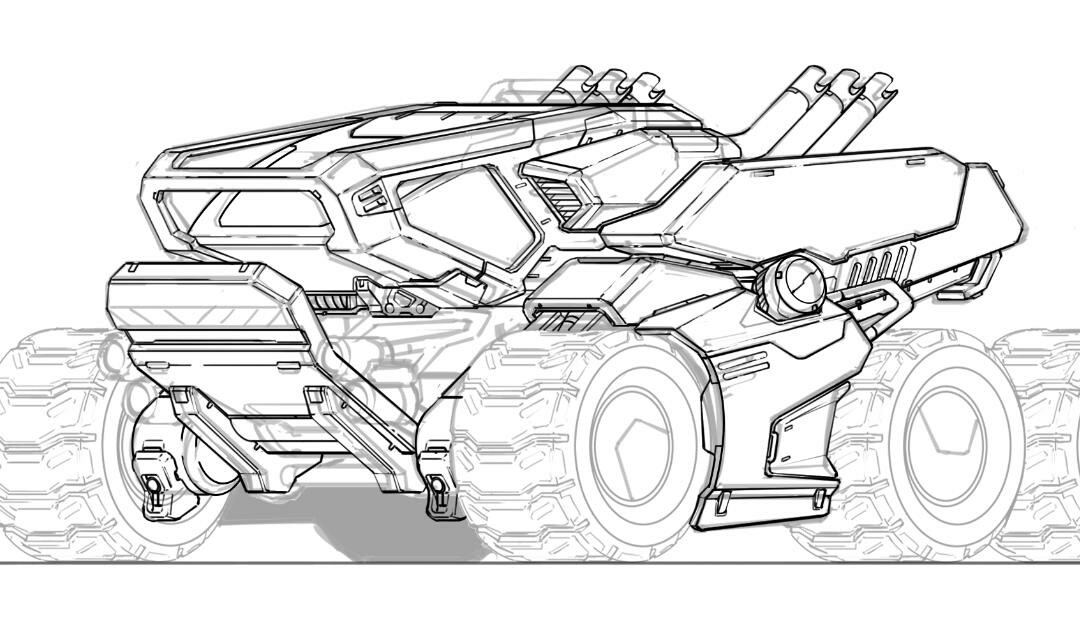 halo tank coloring pages