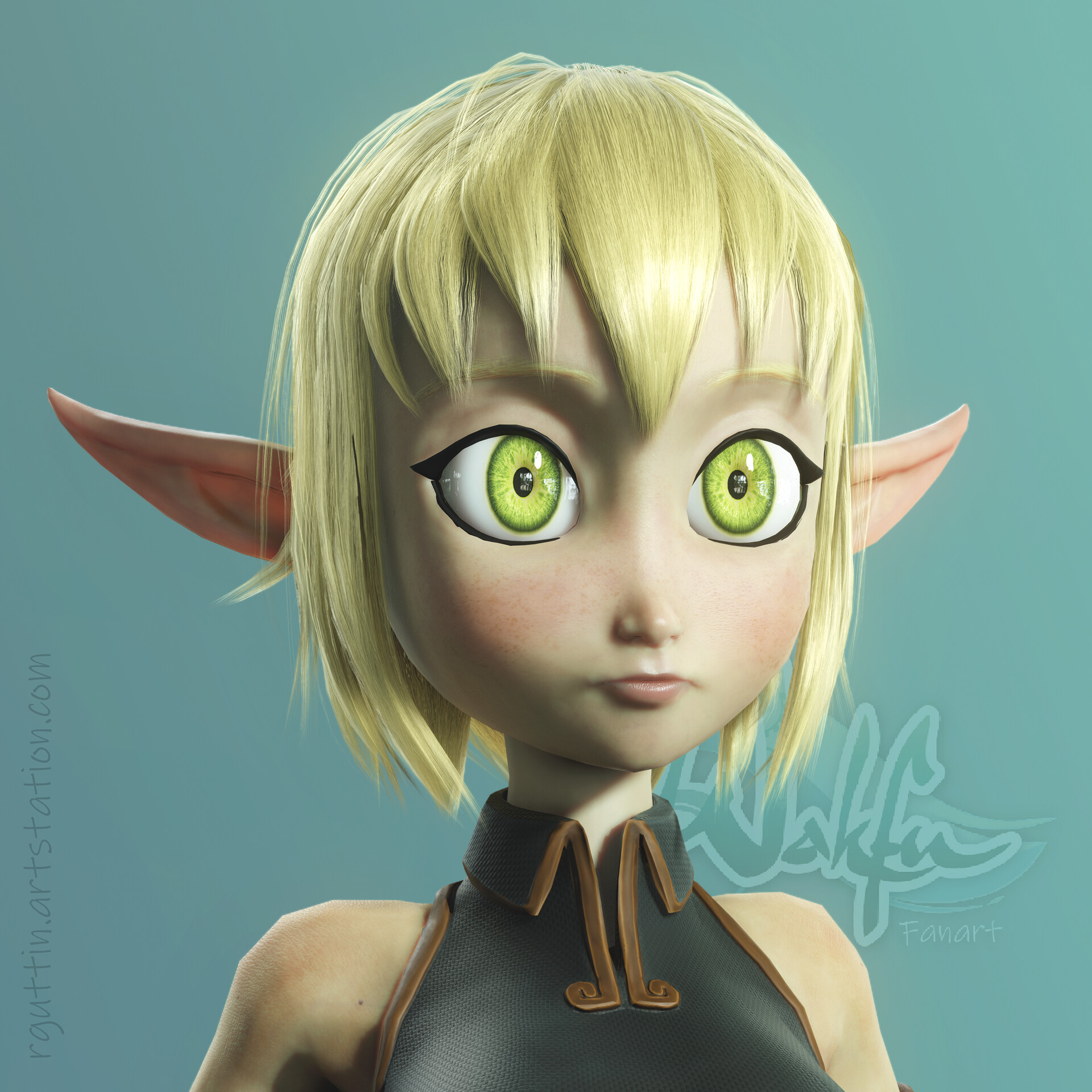 Rémy Guttin - Fanart of Evangelyne from Wakfu