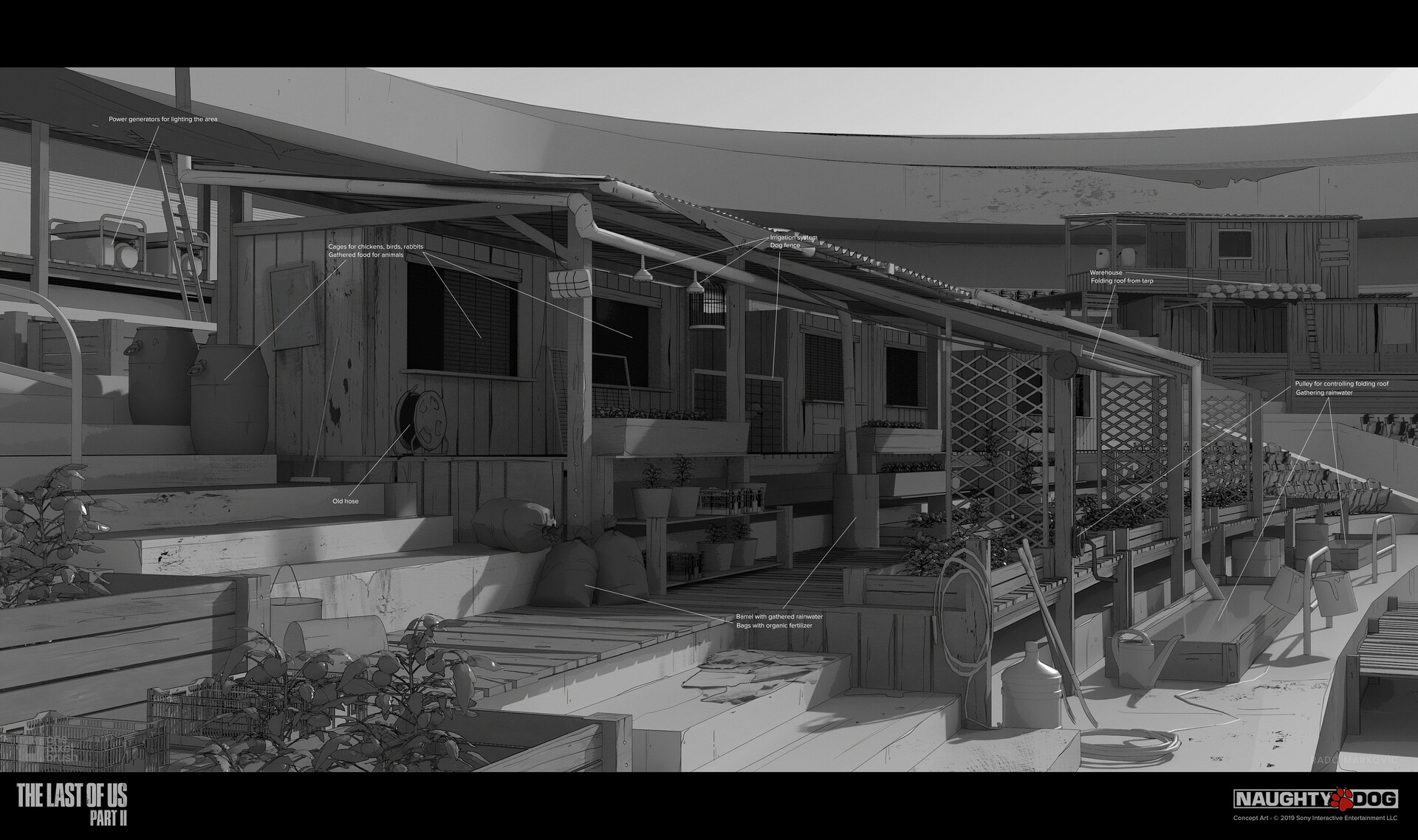 Rado Markovic - The Last of Us: Part 2 - Stadium design ideas
