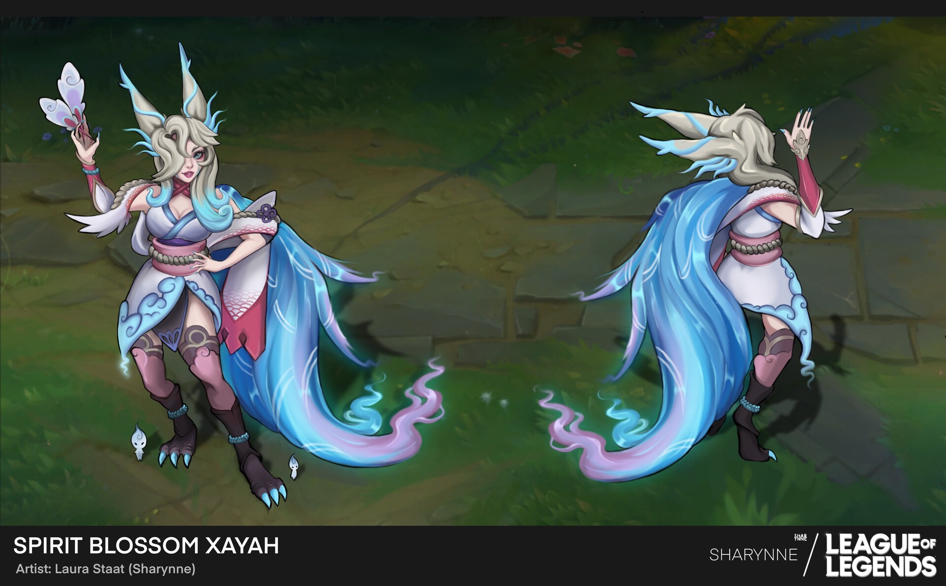 ArtStation - Spirit Blossom Fanskin Concept