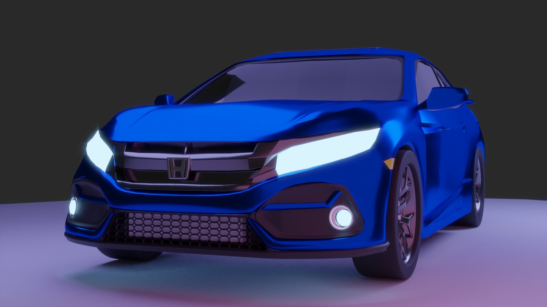 ArtStation - Honda Car Model