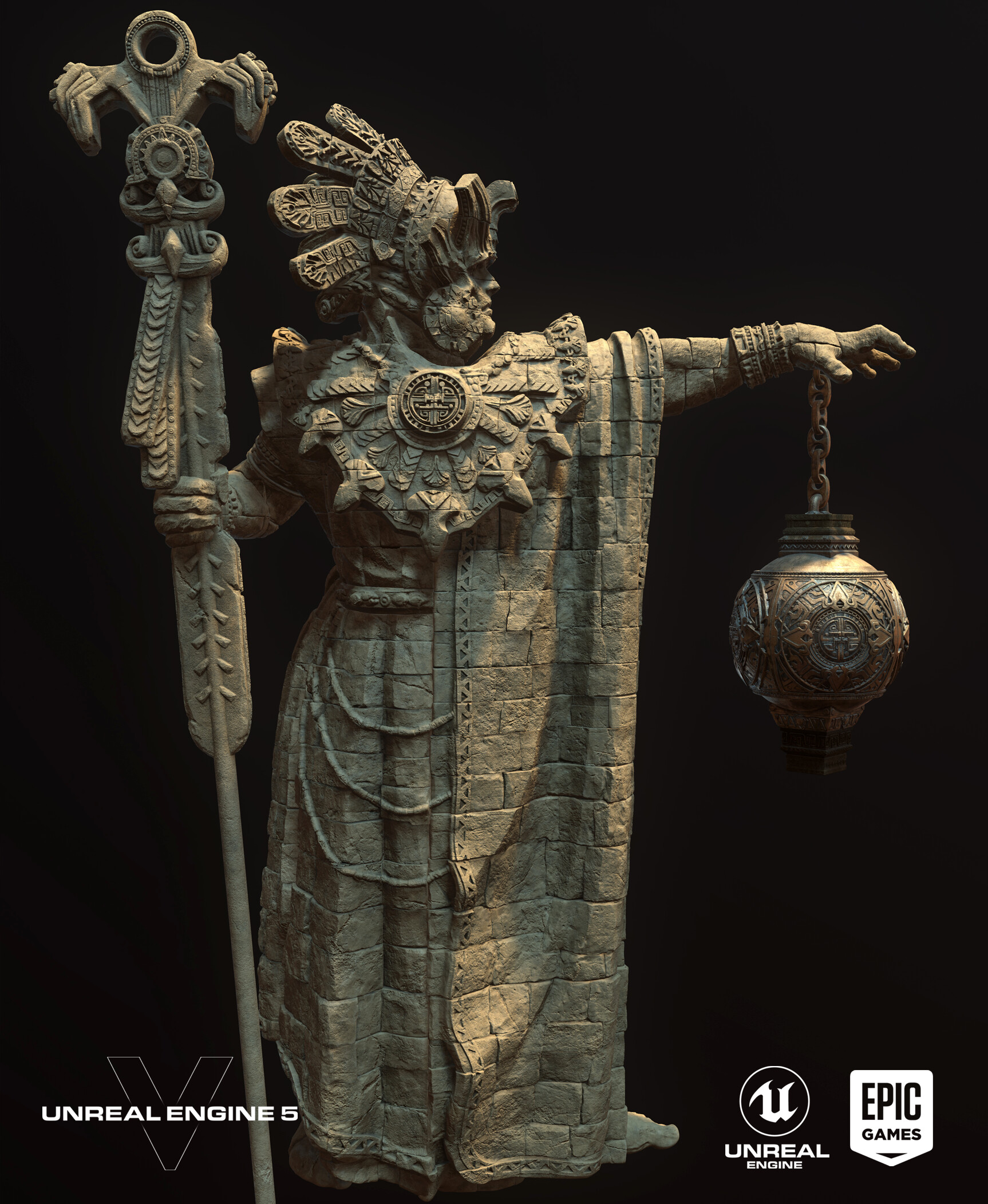 Mold3D Studio - Unreal Engine 5 Demo: Statues