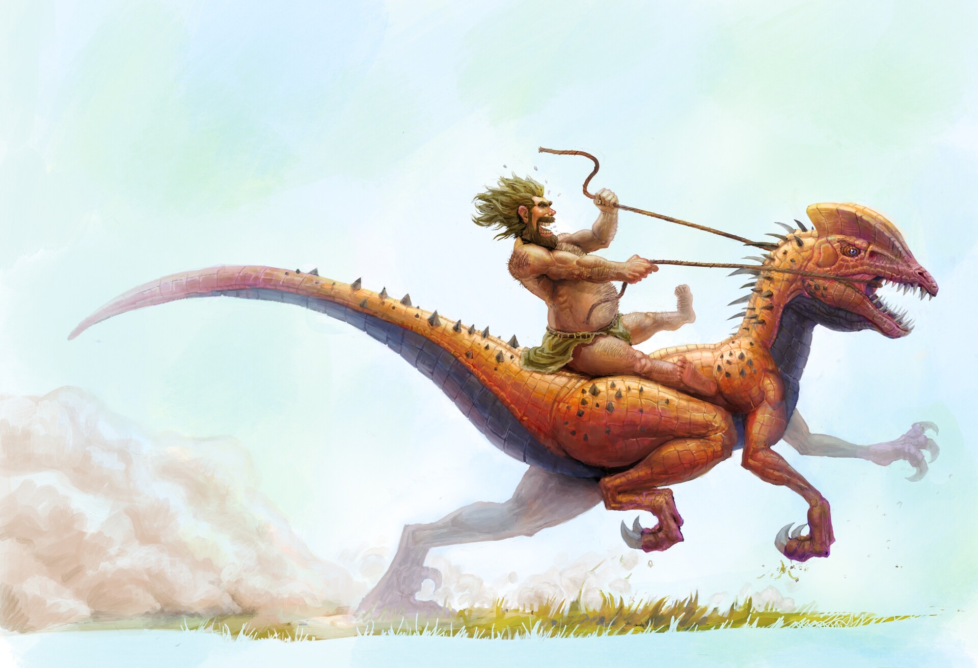 ArtStation - Dino Rider