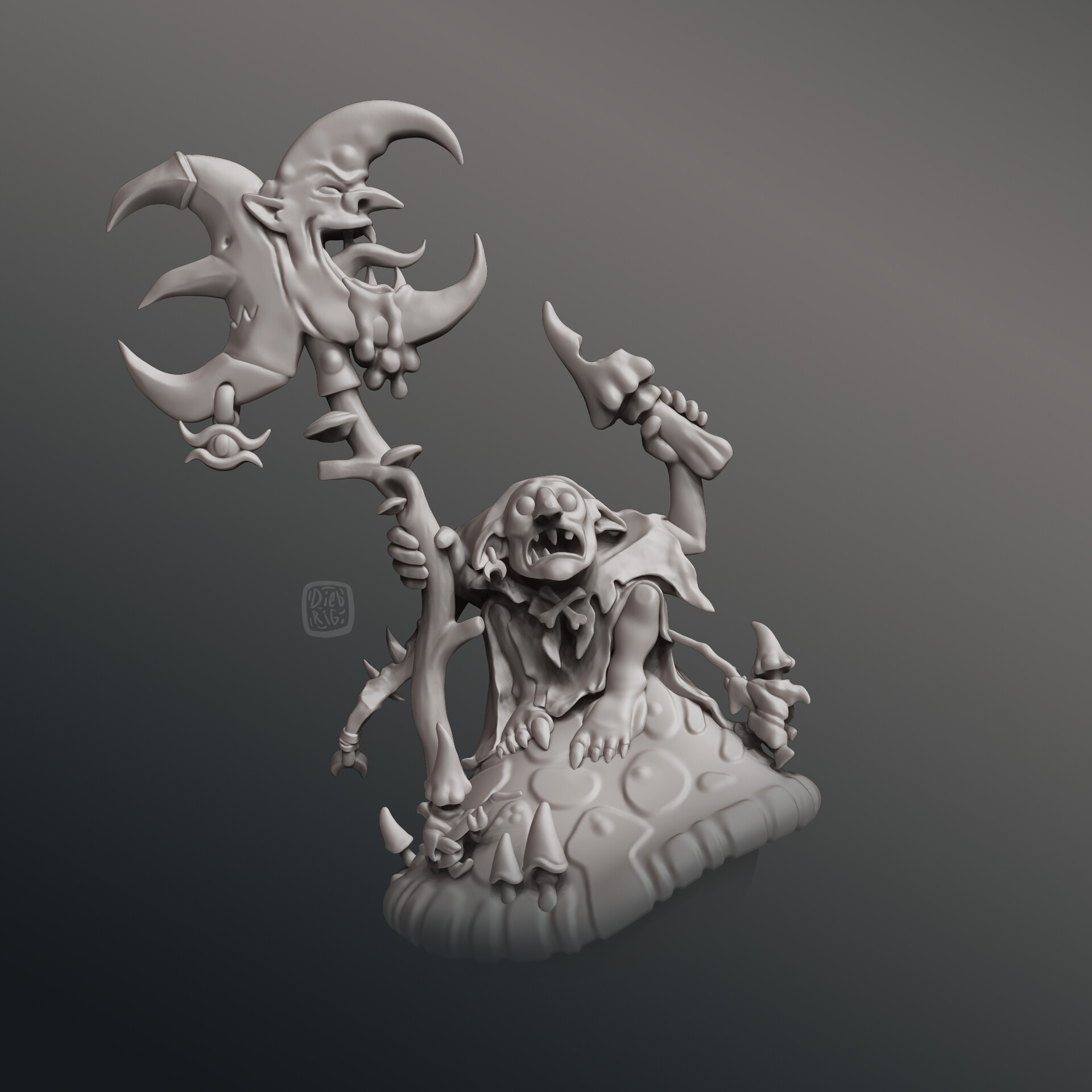 ArtStation - The Shroomancer, Diebrig Küchler