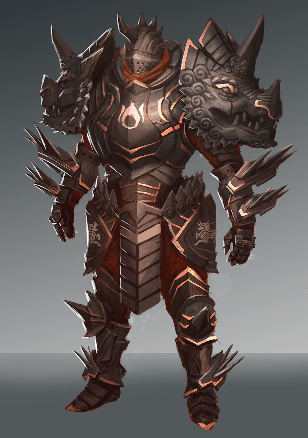 Xia Taptara (黄晓声) - Knight character design collection