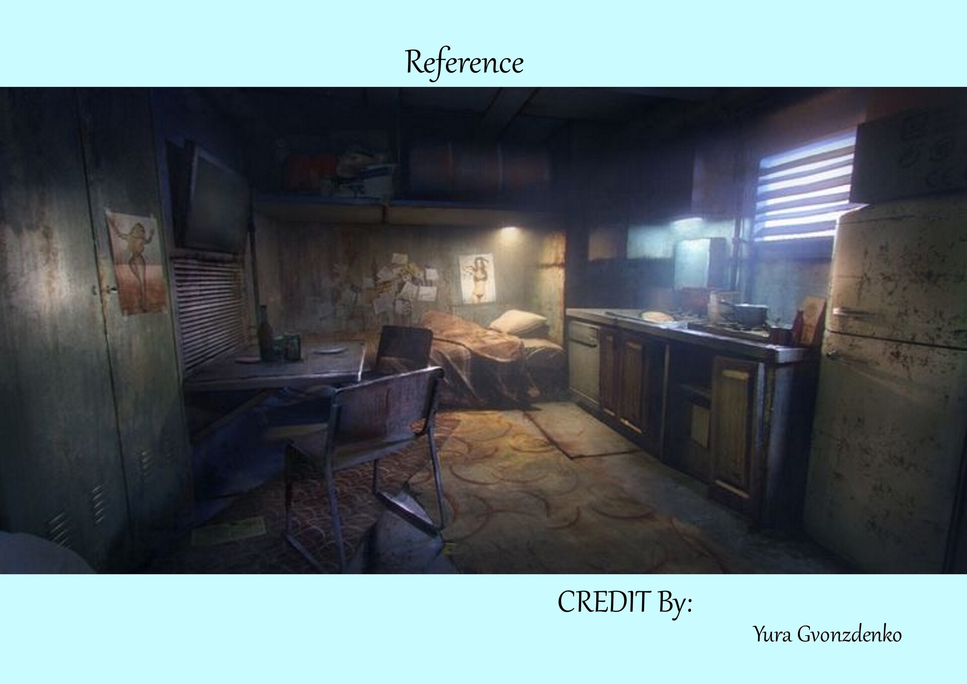 ArtStation - first 3D environment modeling