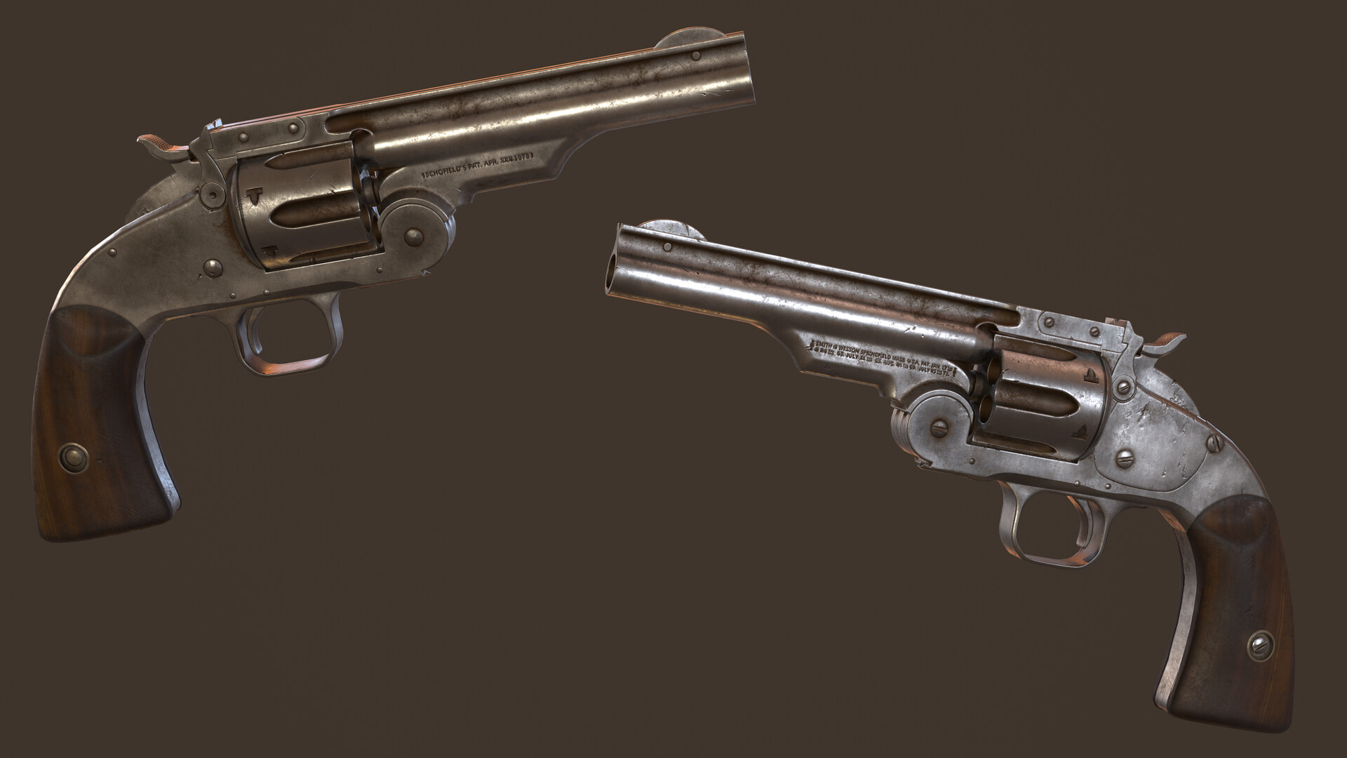 Amon Kalagin - Smith & Wesson Model 3 Schofield Revolver