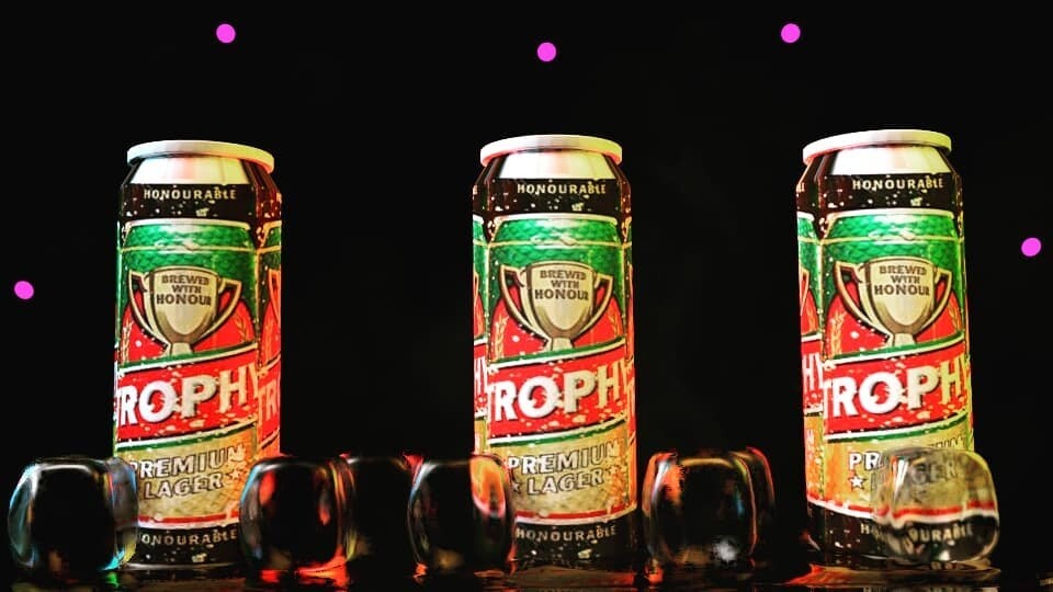ArtStation - Trophy beer can