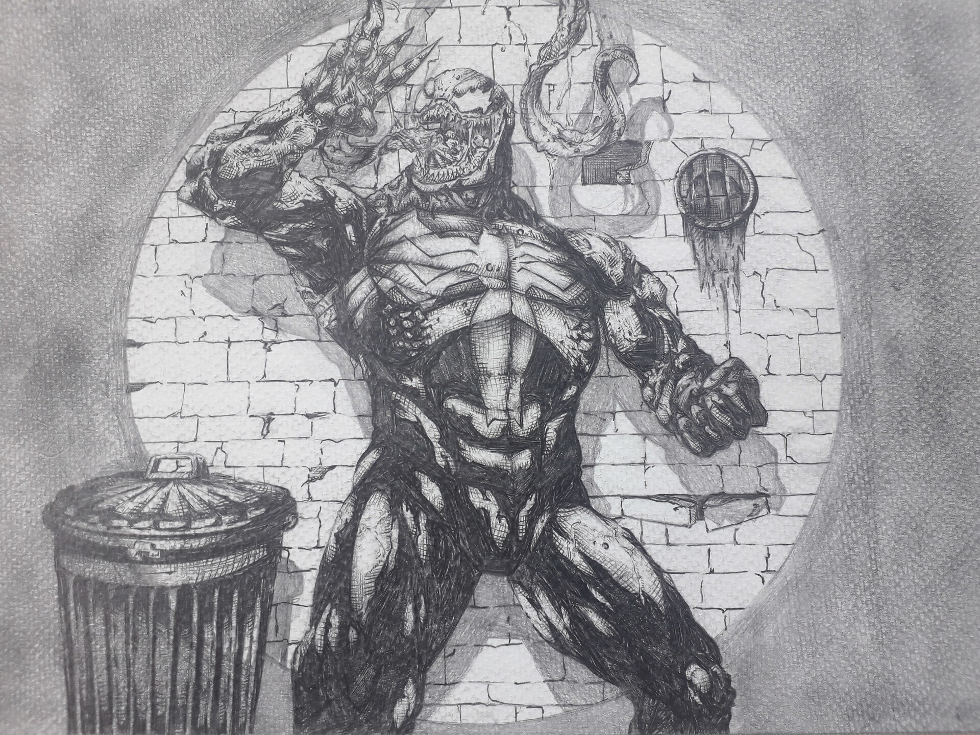 ArtStation - "Venom" (graphite)