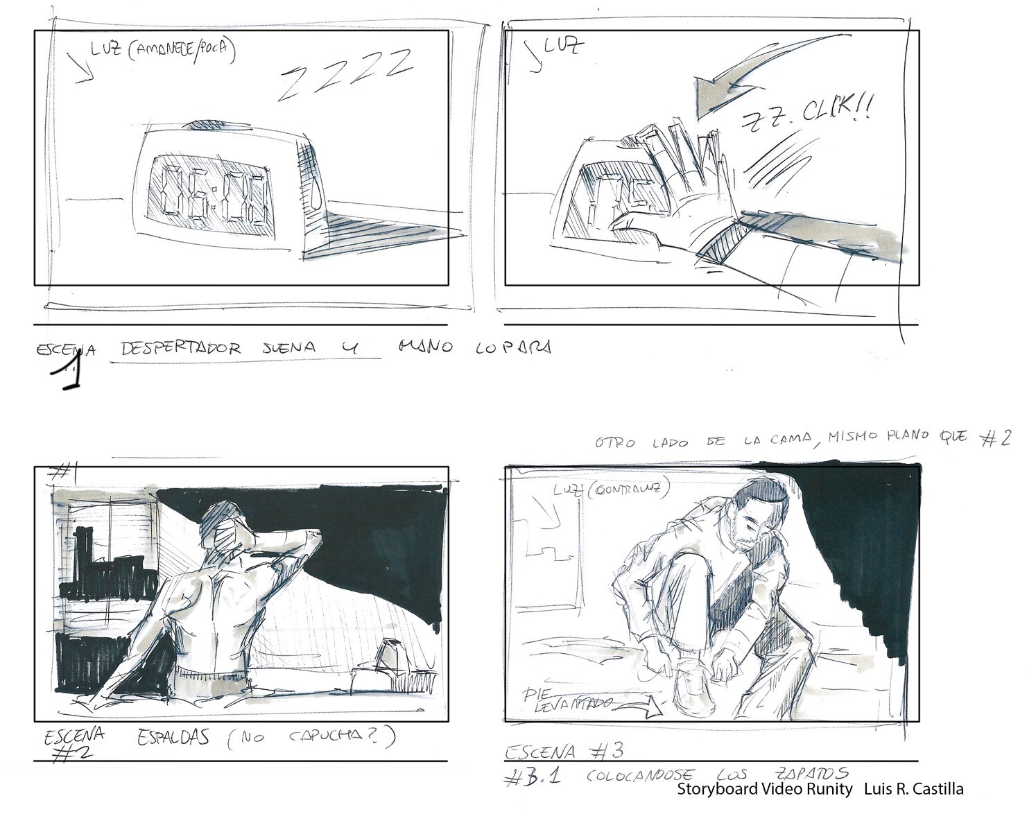 ArtStation - Storyboard for video advertising mobile sports / fitness ...