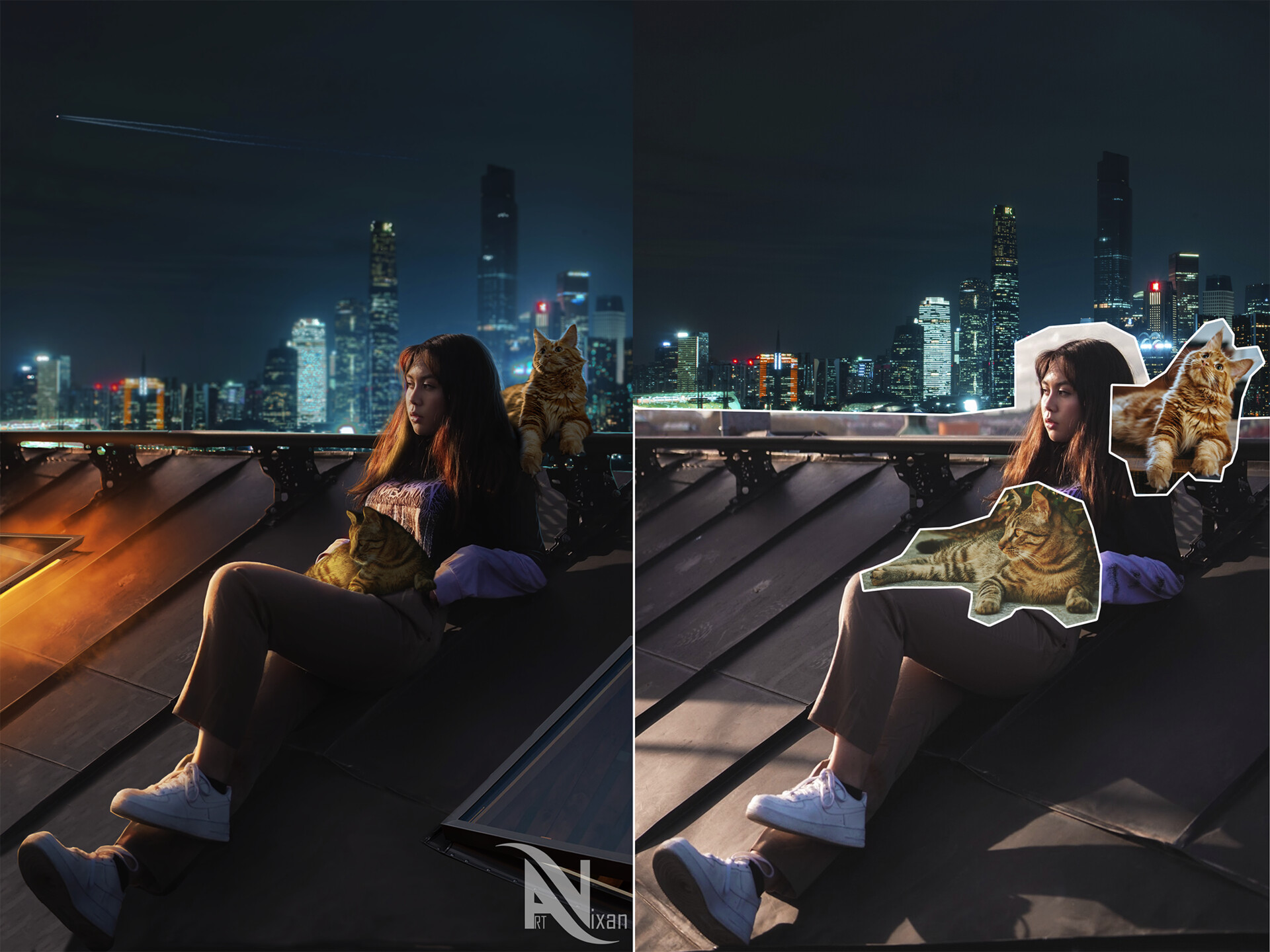 ArtStation - Recreation on the roof