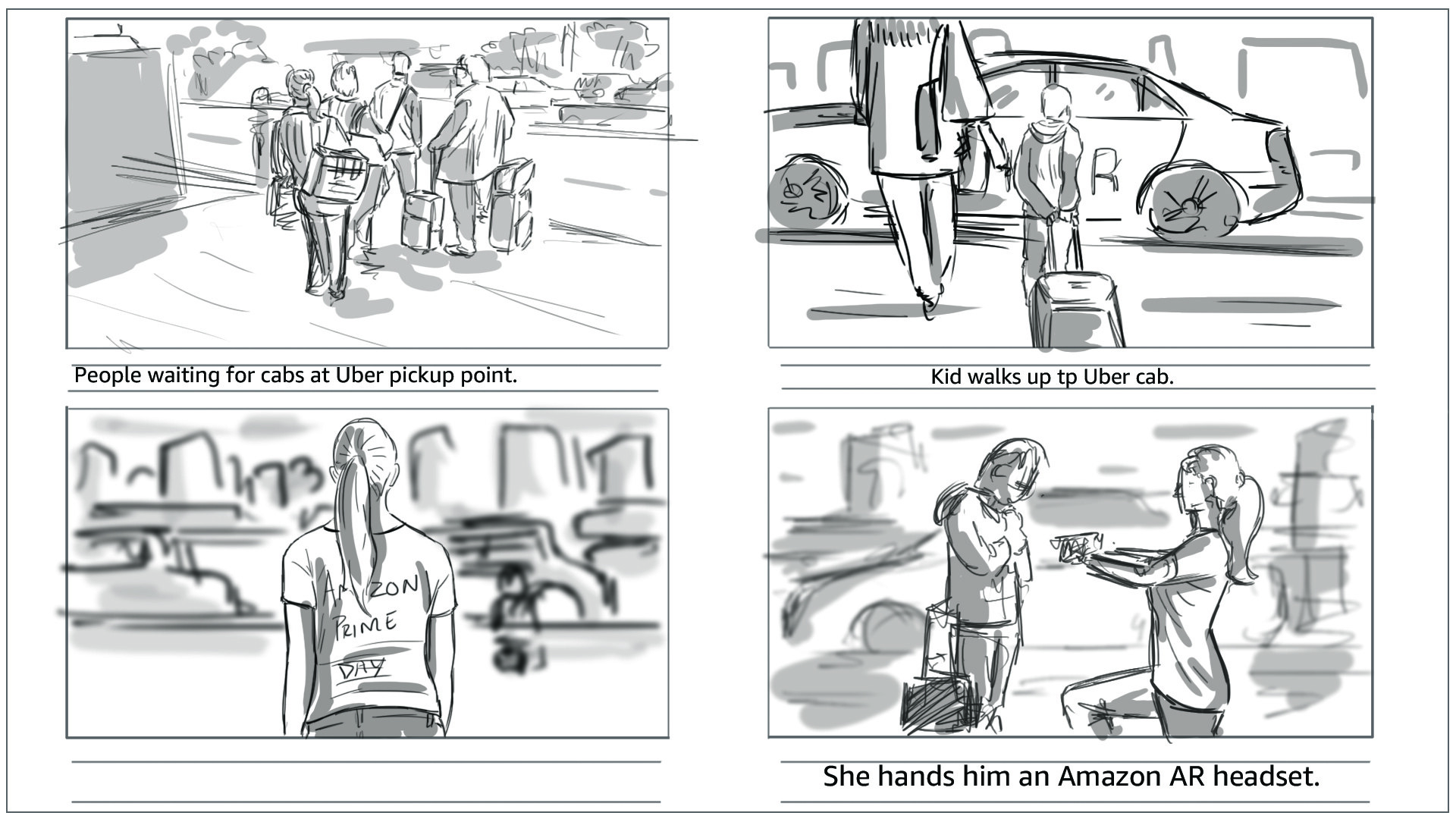 ArtStation - Amazon Augmented Reality Film Storyboard