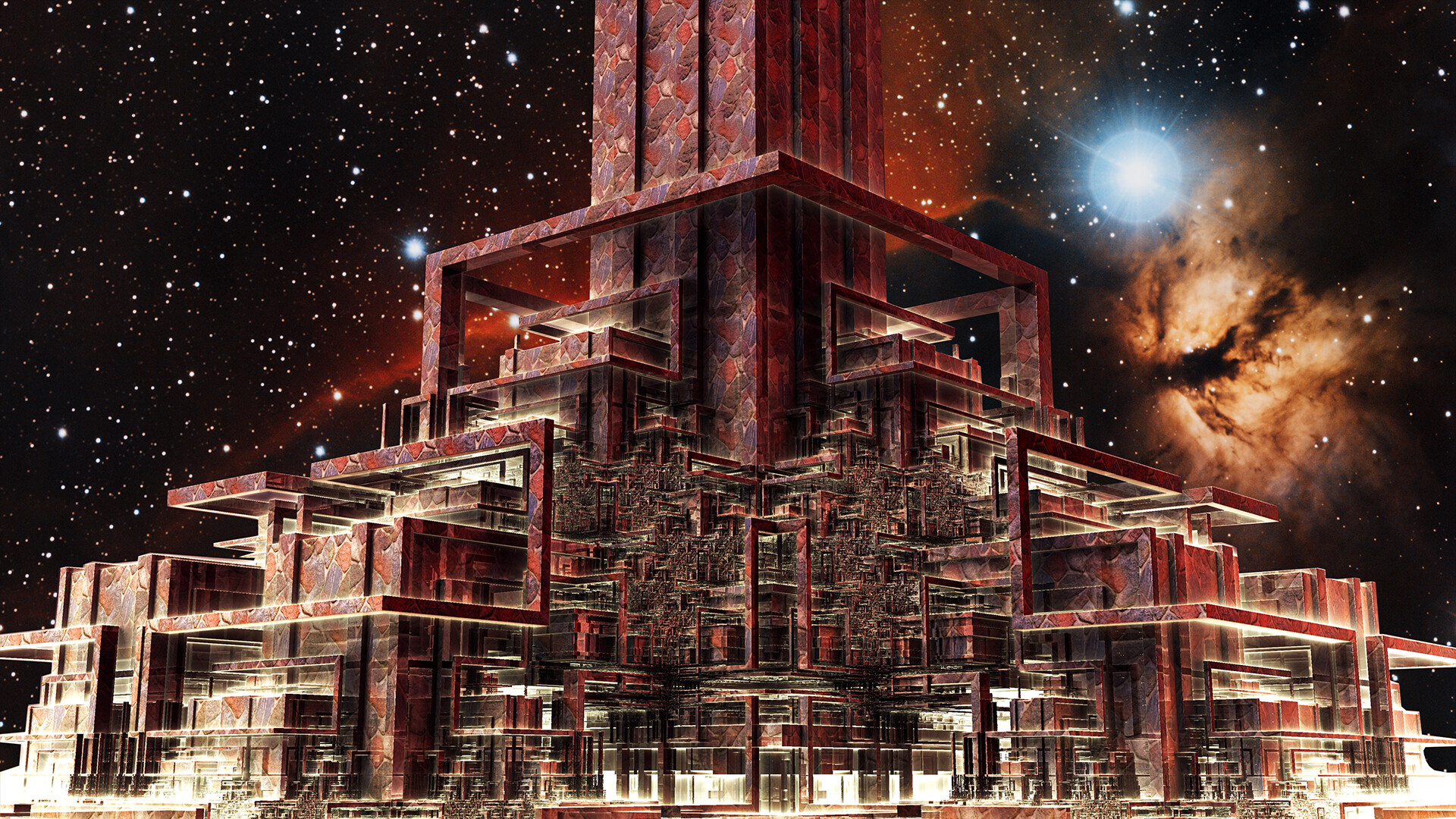 ArtStation - Station Mesk on Mars