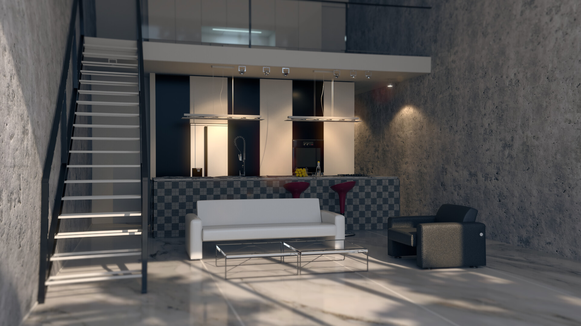 Iván Manuel Benítez Sanz - Infoarchitecture - Lighting and LookDev Scene