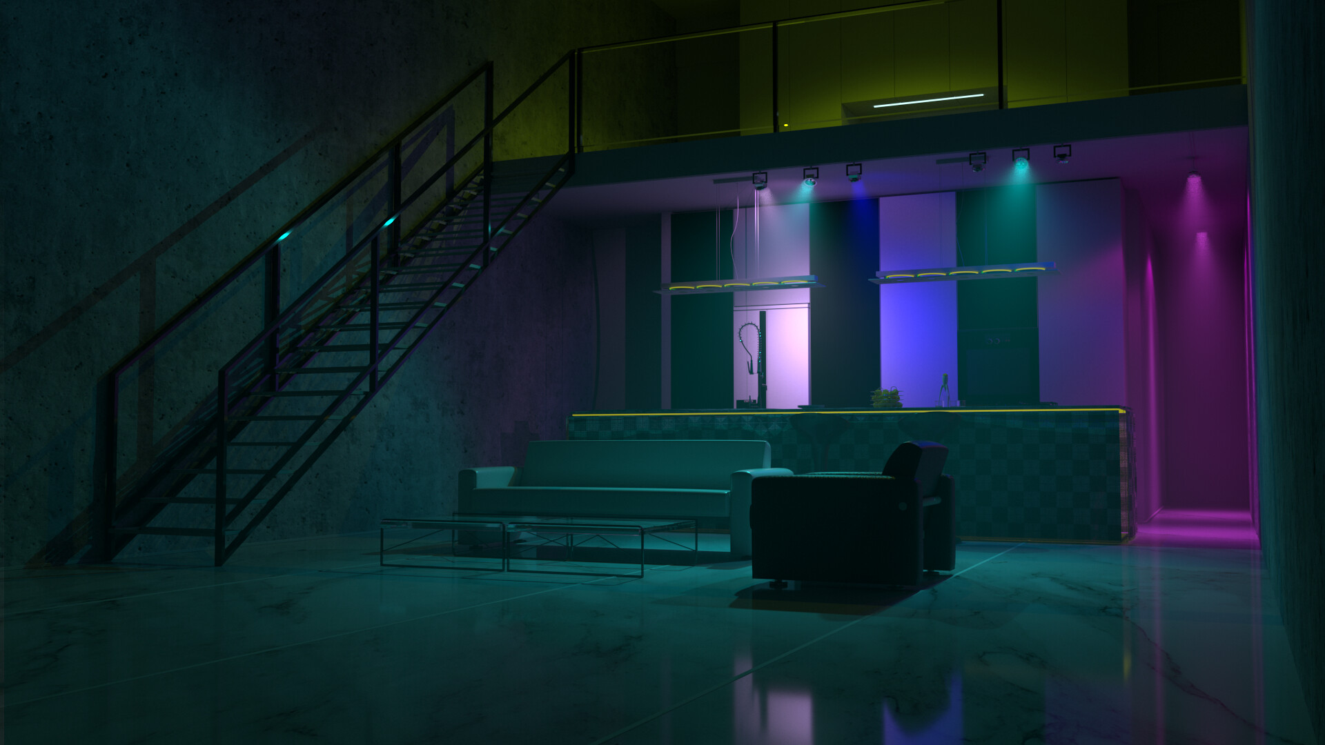 Iván Manuel Benítez Sanz - Infoarchitecture - Lighting and LookDev Scene